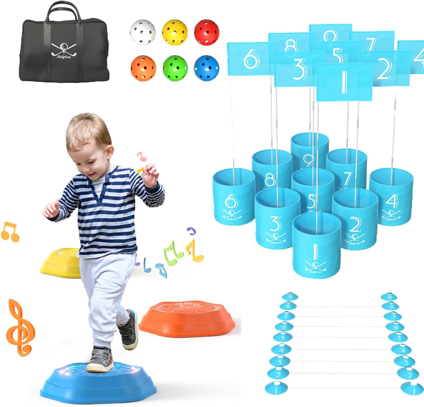 Clearance! Light Up Stepping Stones for Kids,Light Up Musical Stepping ...