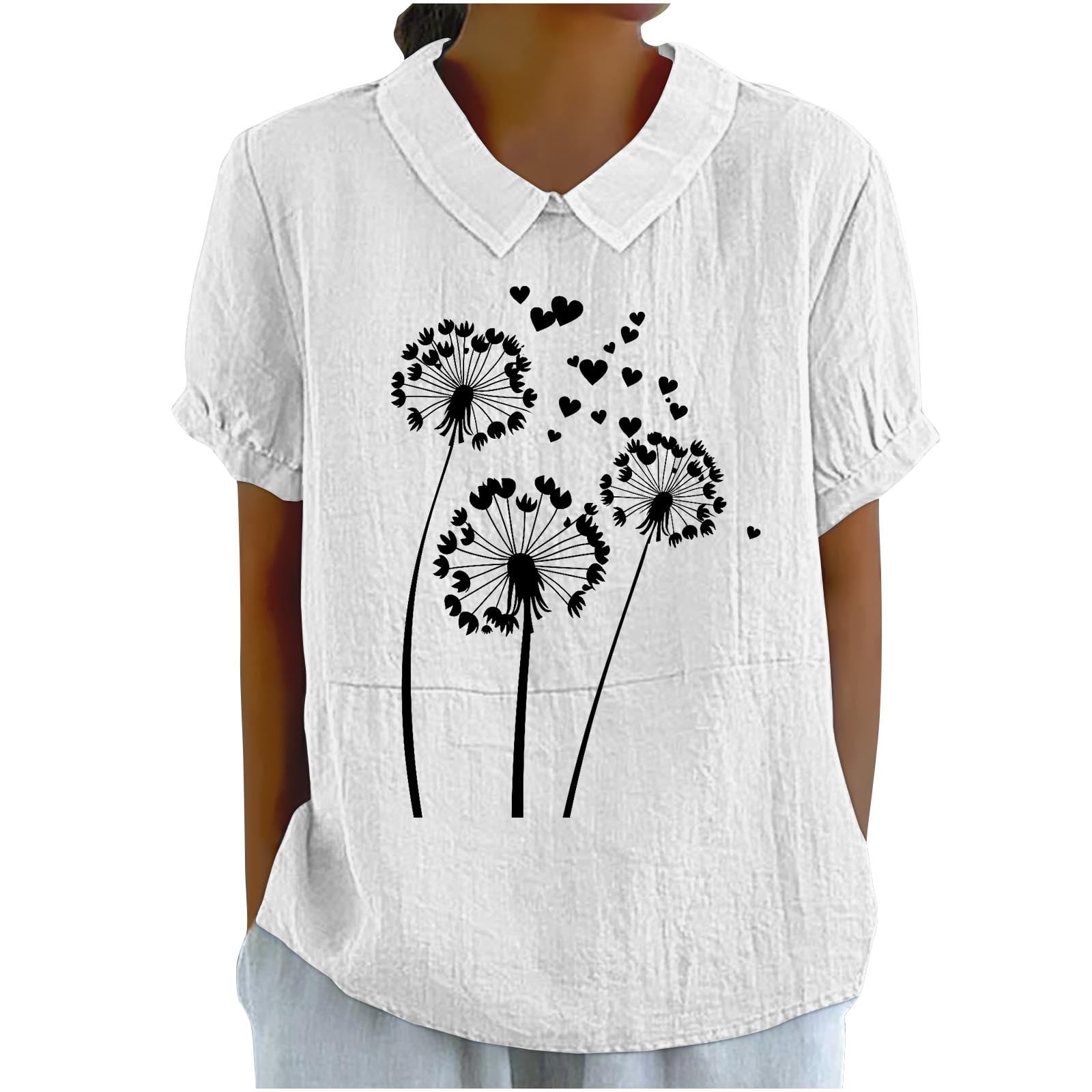 Clearance Lightweight Tops & Blouses T-Shirts Loose V Neck Womens ...