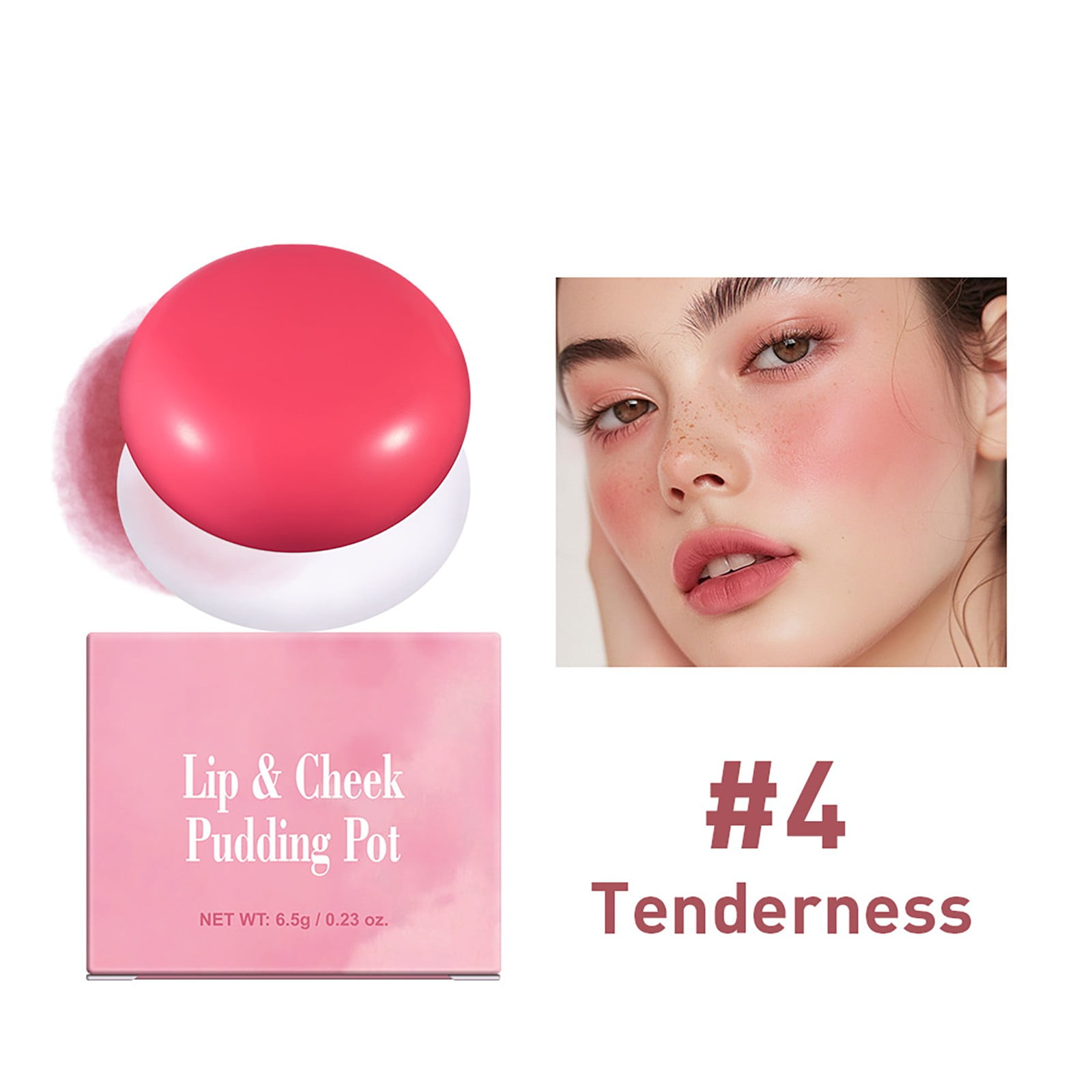 Clearance! Lip and Cheek Blurry Pot Four Color Lip Clay for Lipstick ...
