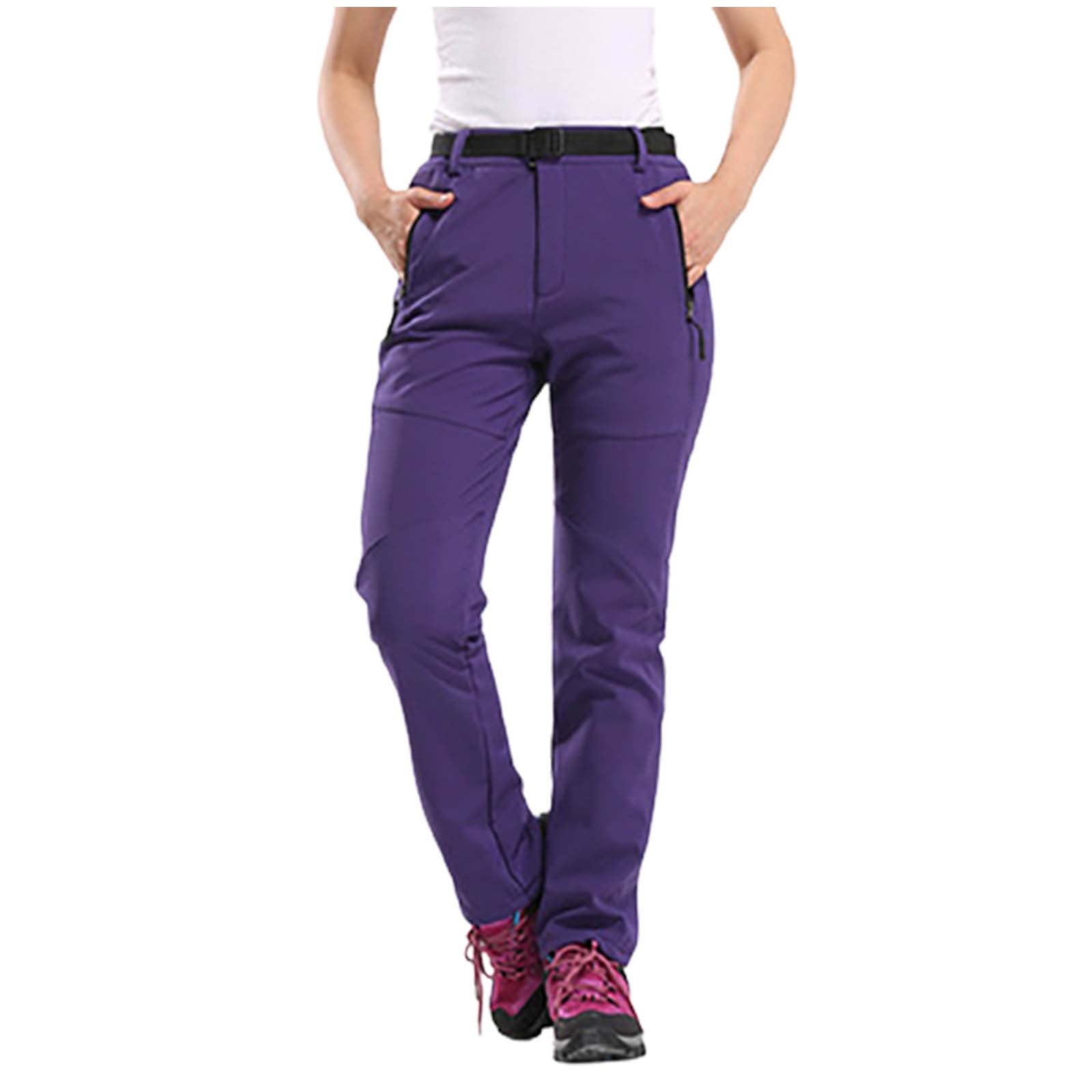 Clearance! Lisingtool Waterproof Pants Women Ski Womens Plush Rain ...