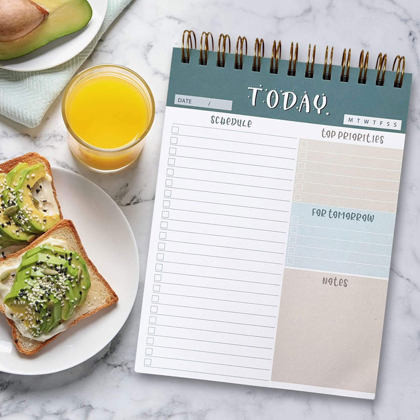 Clearance To Do List Notepad - Daily Planner Notepad Undated 52 Sheets ...