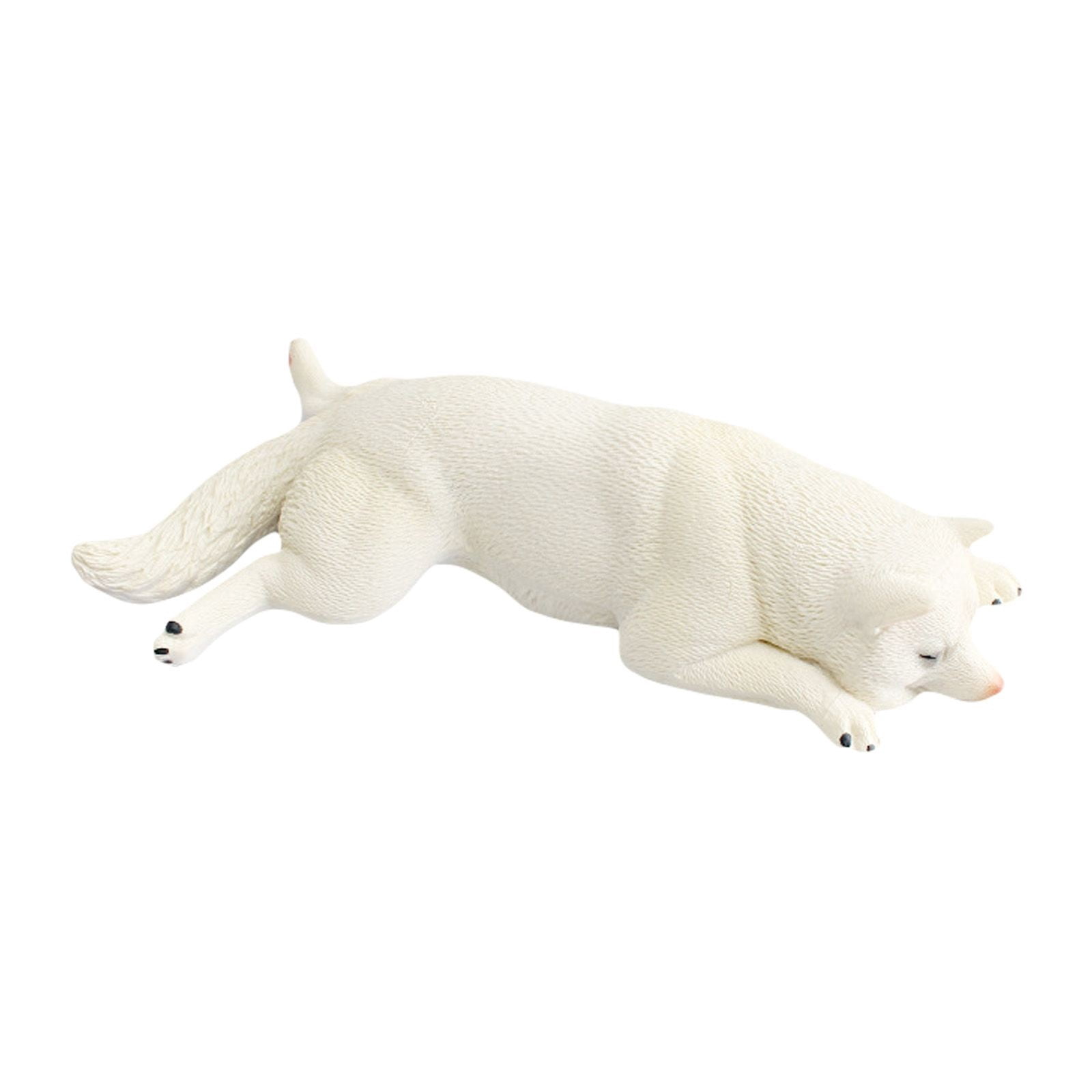 Clearance! Liulin Dog Figurines, Realistic Plastic Puppy Figurines ...