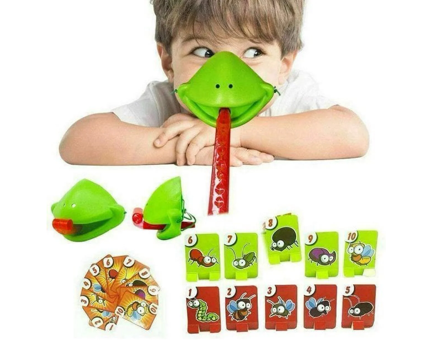 Blowing Tongue Masks Frog Tongue Game Mask Set - 8-Pack Blow Tongue ...