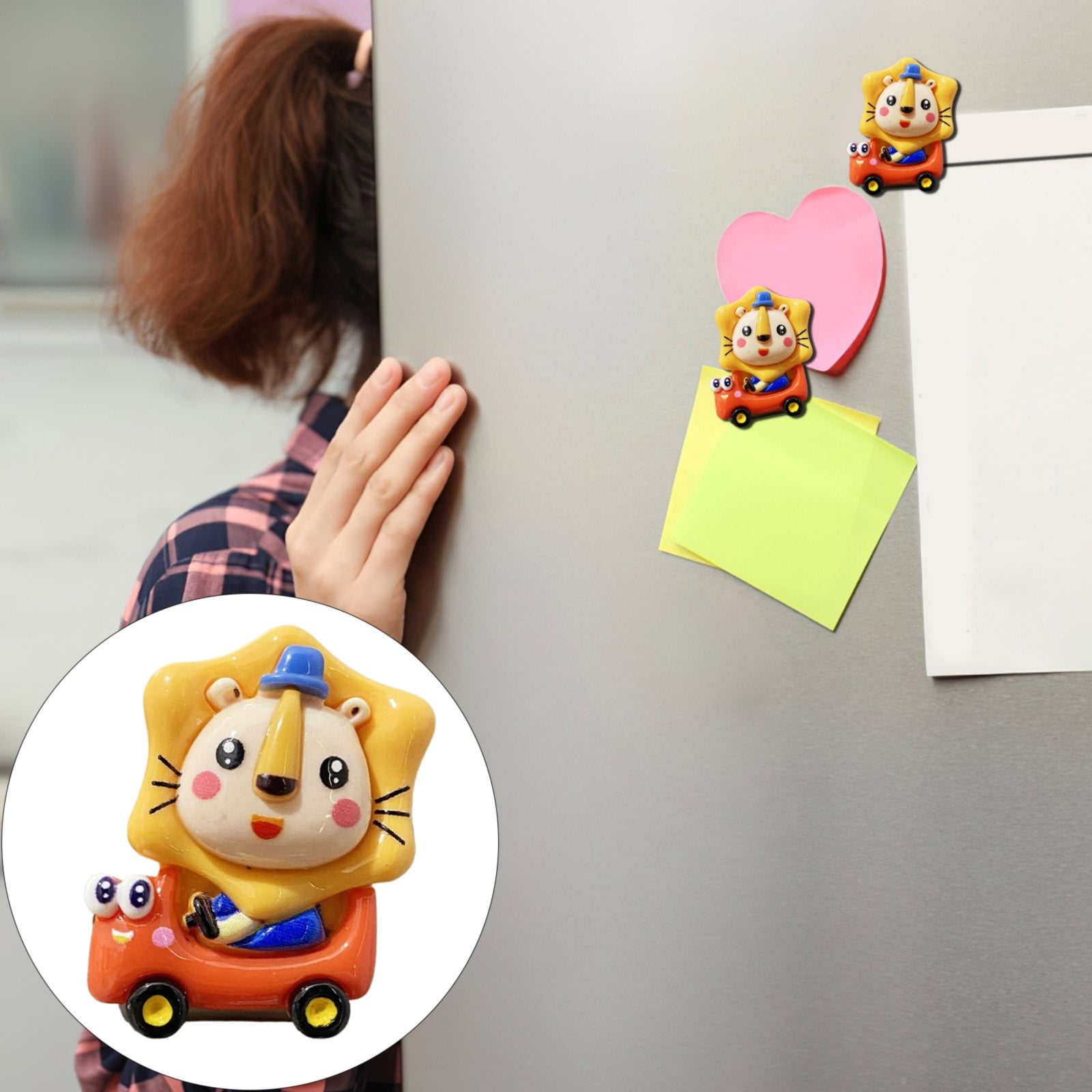 Clearance Lizhowu Cute Fridge Magnets Decorations For Home And Creative ...