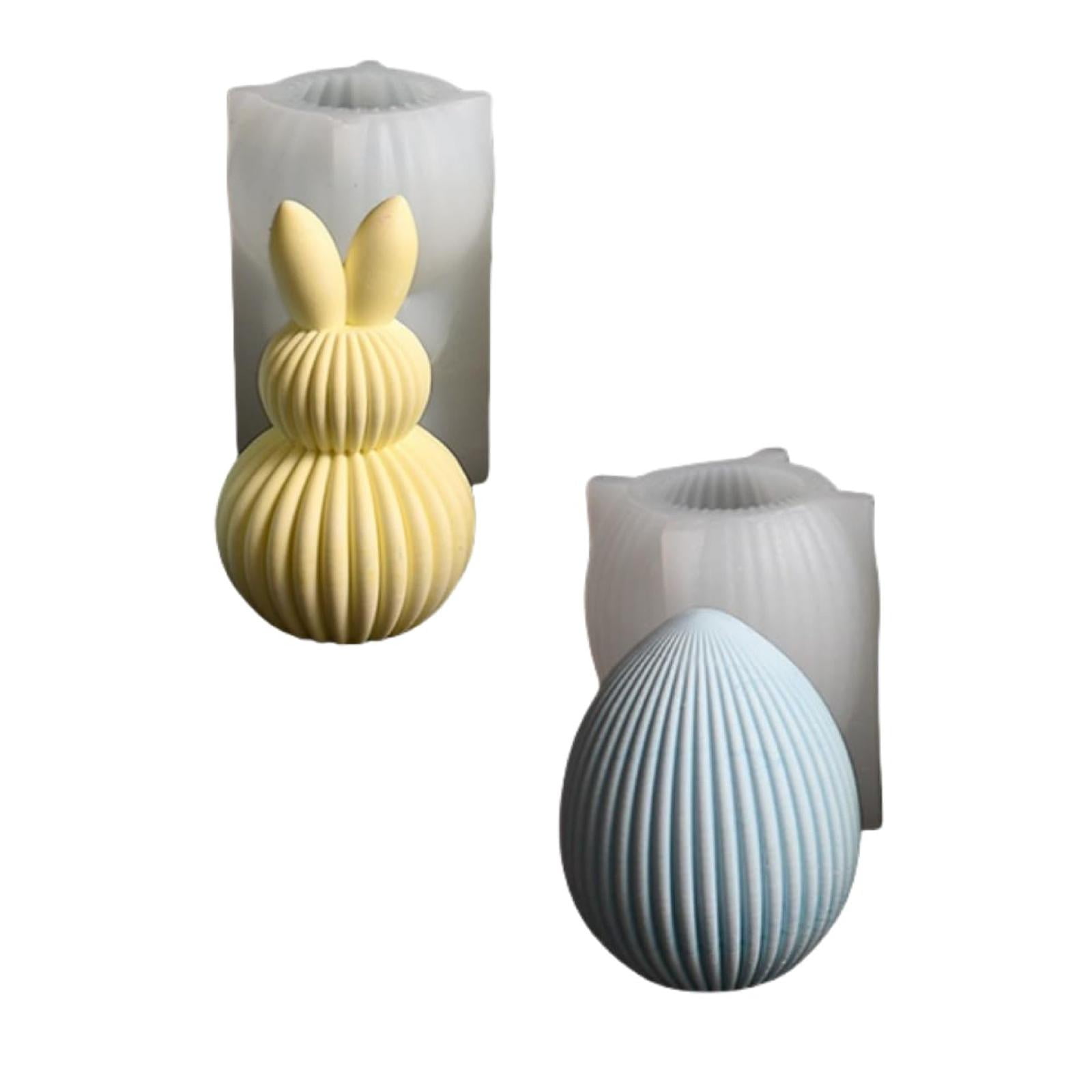 Clearance Lizhowu Silicone Mould Easter Eggs Silicone Moulds Casting ...