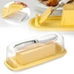 SPRING PARK Butter Case Butter Dish Butter Box Keeper with Lid,Butter ...