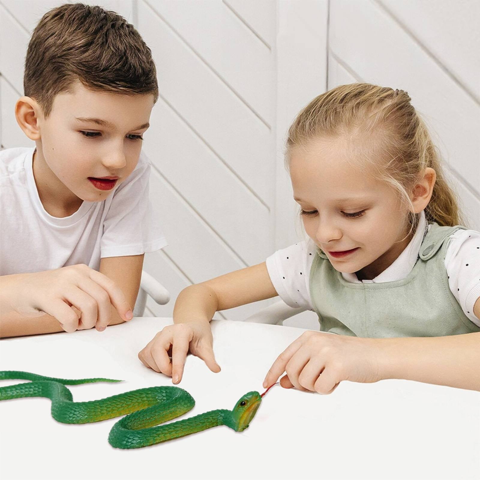 Clearance! Lssam Ultra-Realistic Rubber Snake Prank Toy, Lifelike Fake ...