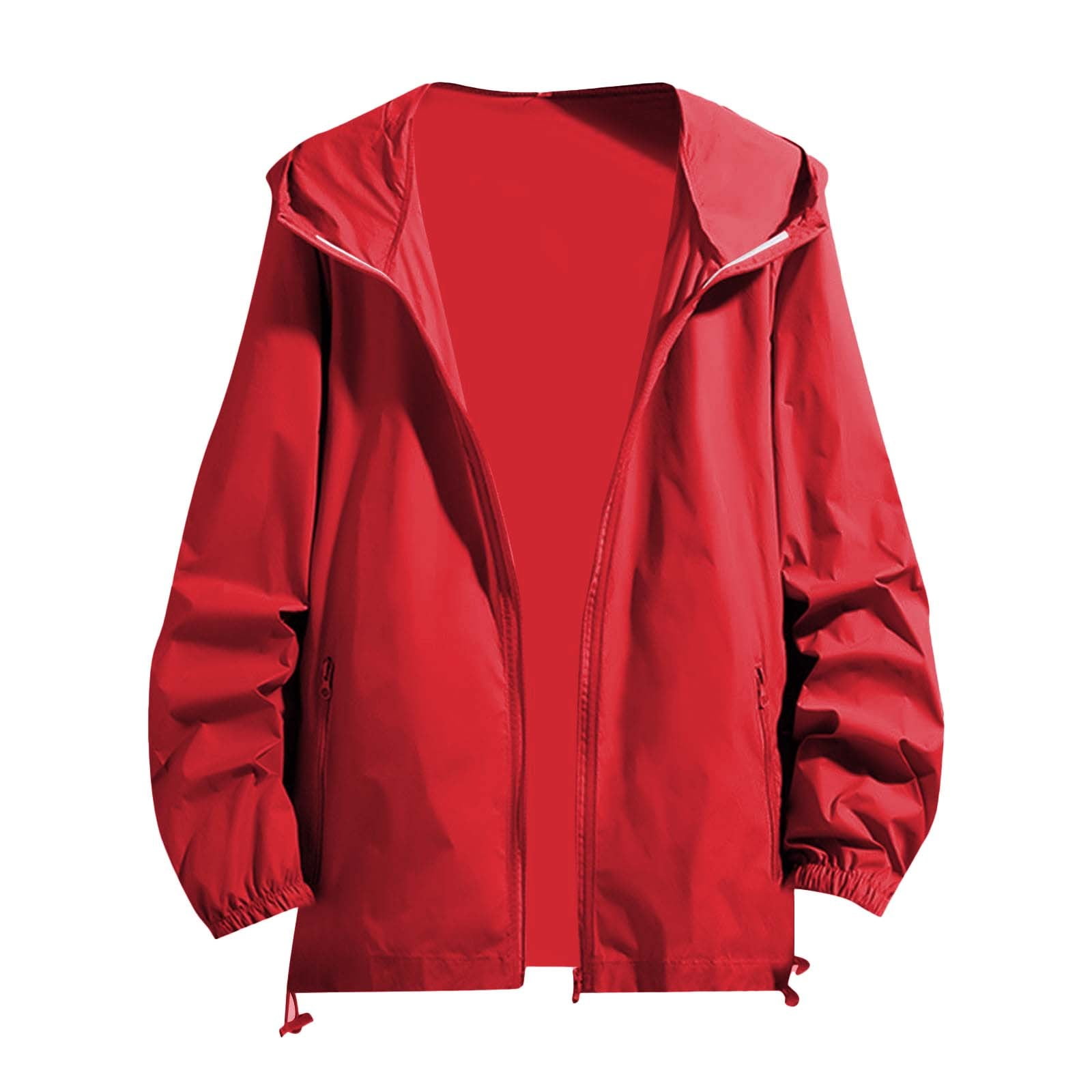 Clearance！ MITCOWBOYS Rain Jacket Men Rain Coats For Men Windbreaker ...