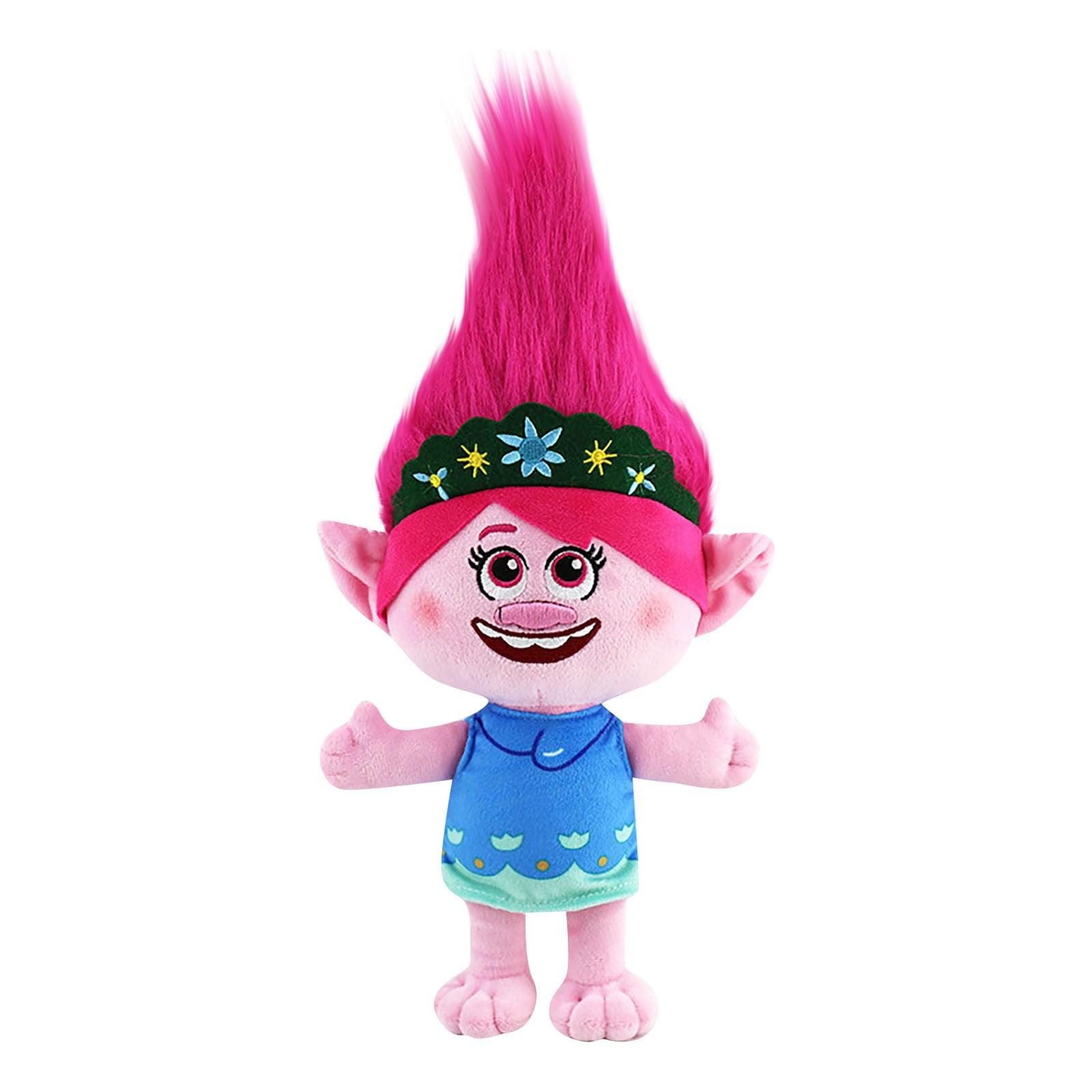 Clearance！Magic Hair Elf Trolls World Plush Toy DollTrolls Stuffed ...