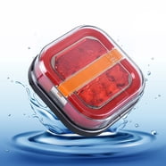 PIT66 Magnetic Towing Light Kit, 12 Volt LED, Brake Tail Signal, 1Pair ...