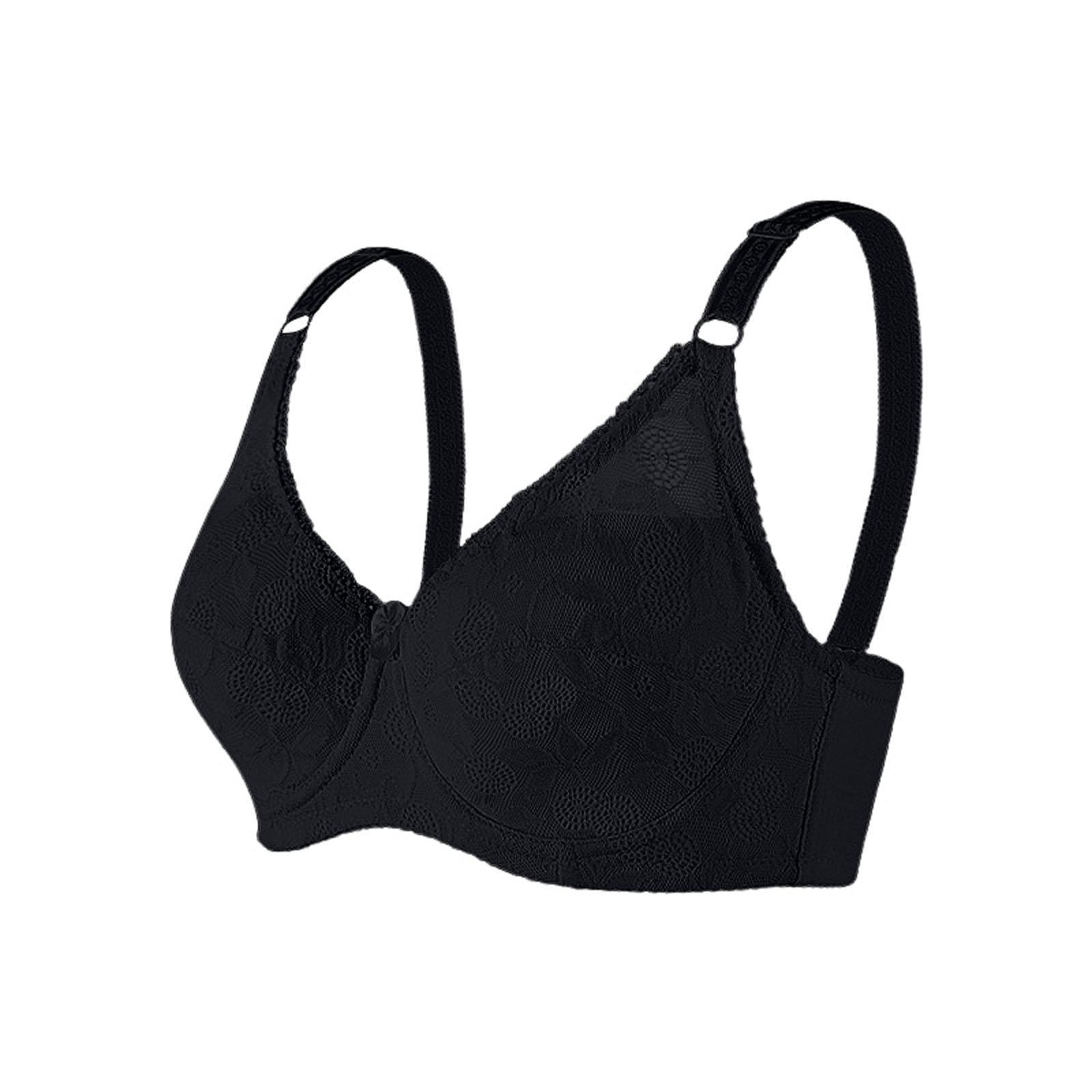 Clearance! Manxivoo Womens Bras Womens Daily Solid Lace Gathered Bra ...