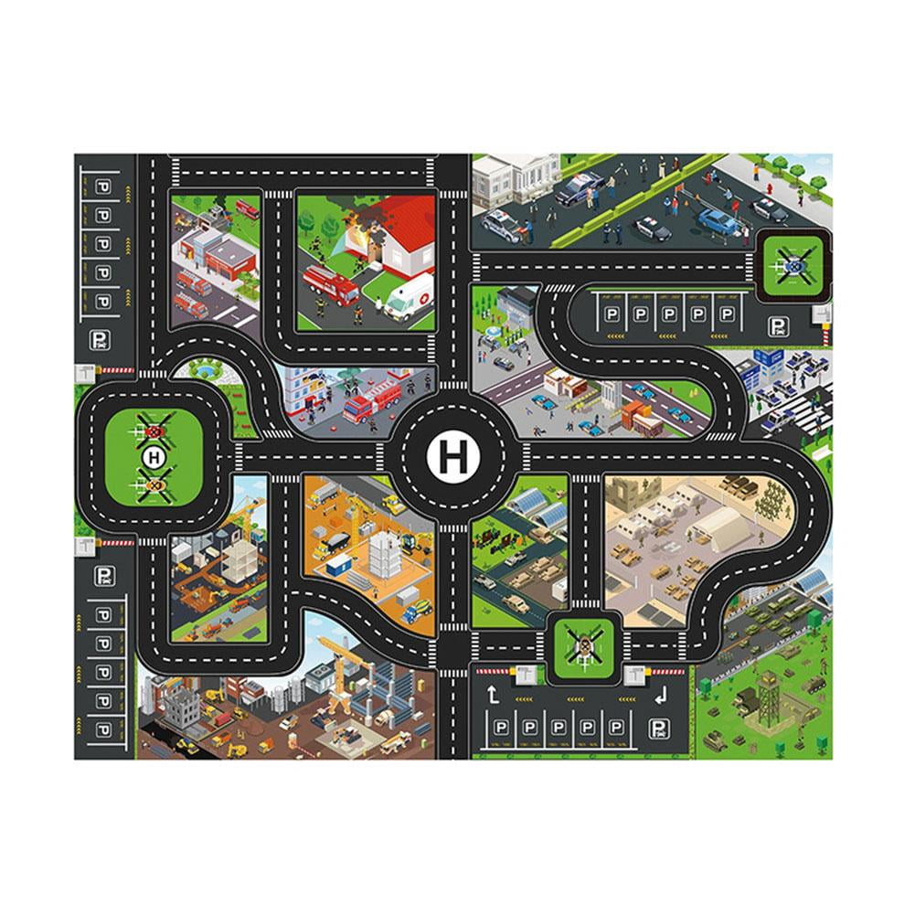 Clearance! Map Toy Kids City Map Toys Car Parking Road Map Alloy Toy ...