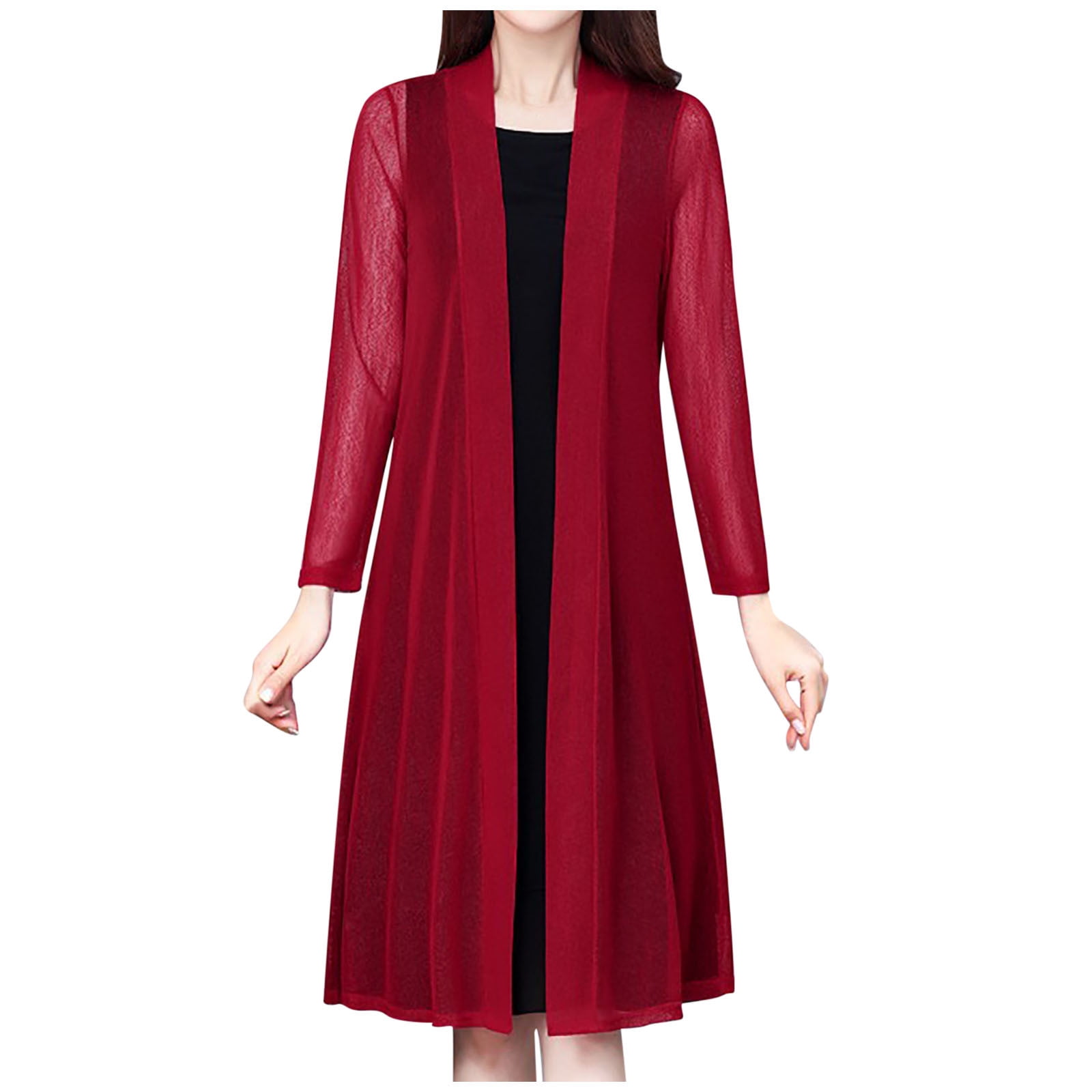 Clearance! Maqroz Lightweight Cardigans for Women 2025 Elegant Long ...