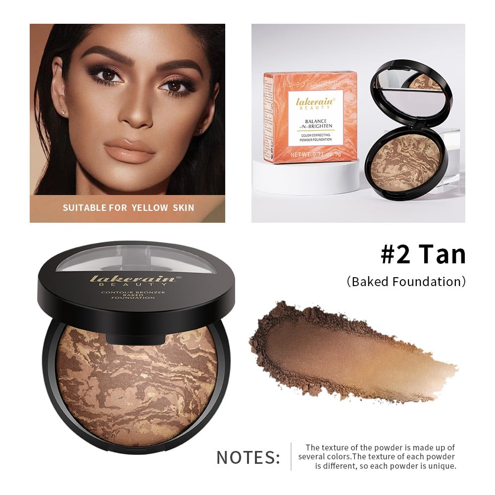 Clearance! Mcolor Baked Bronze Brighten Face Powder Bronzer Makeup ...