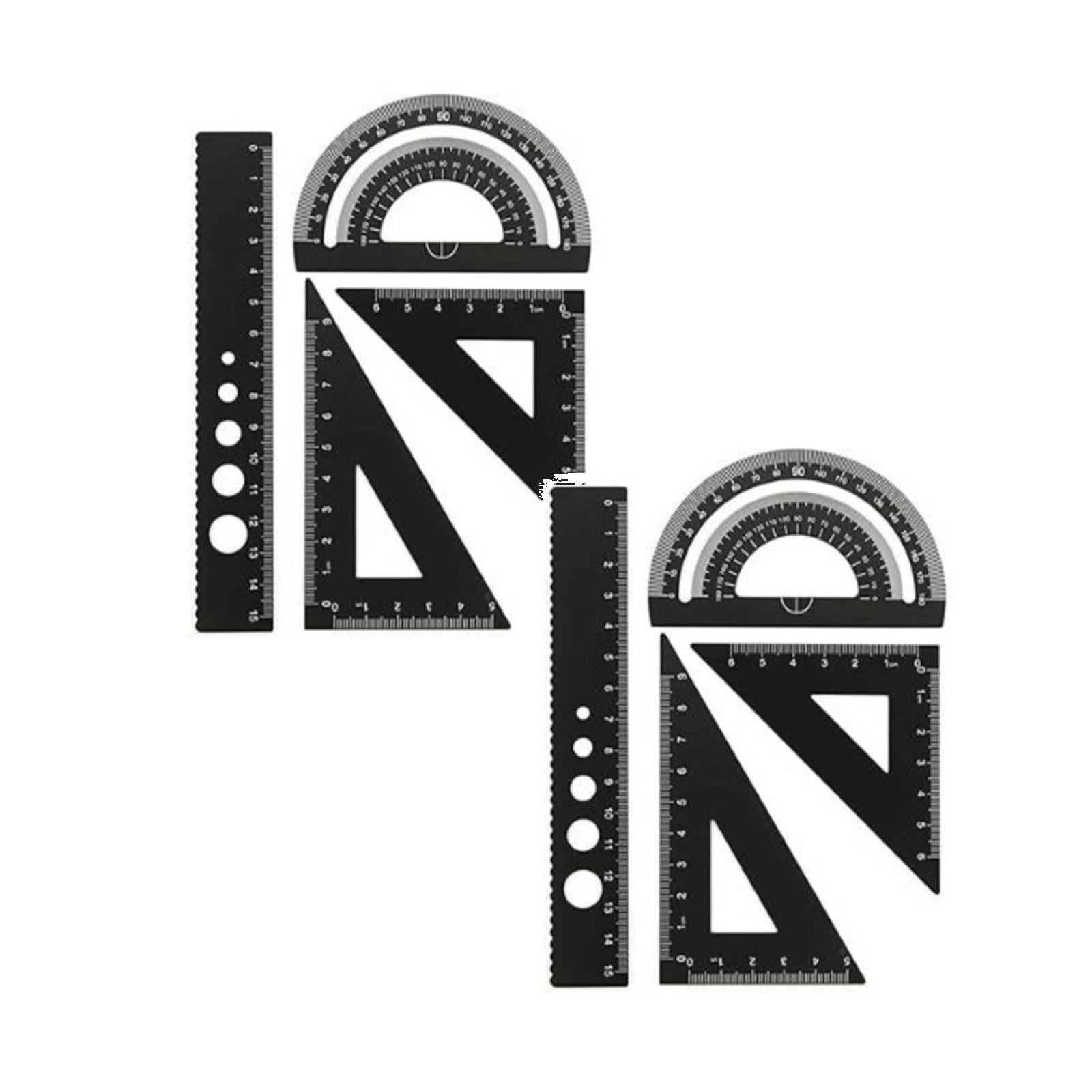 Clearance Measuring ruler under $5,Student Ruler Set Creative Ruler ...