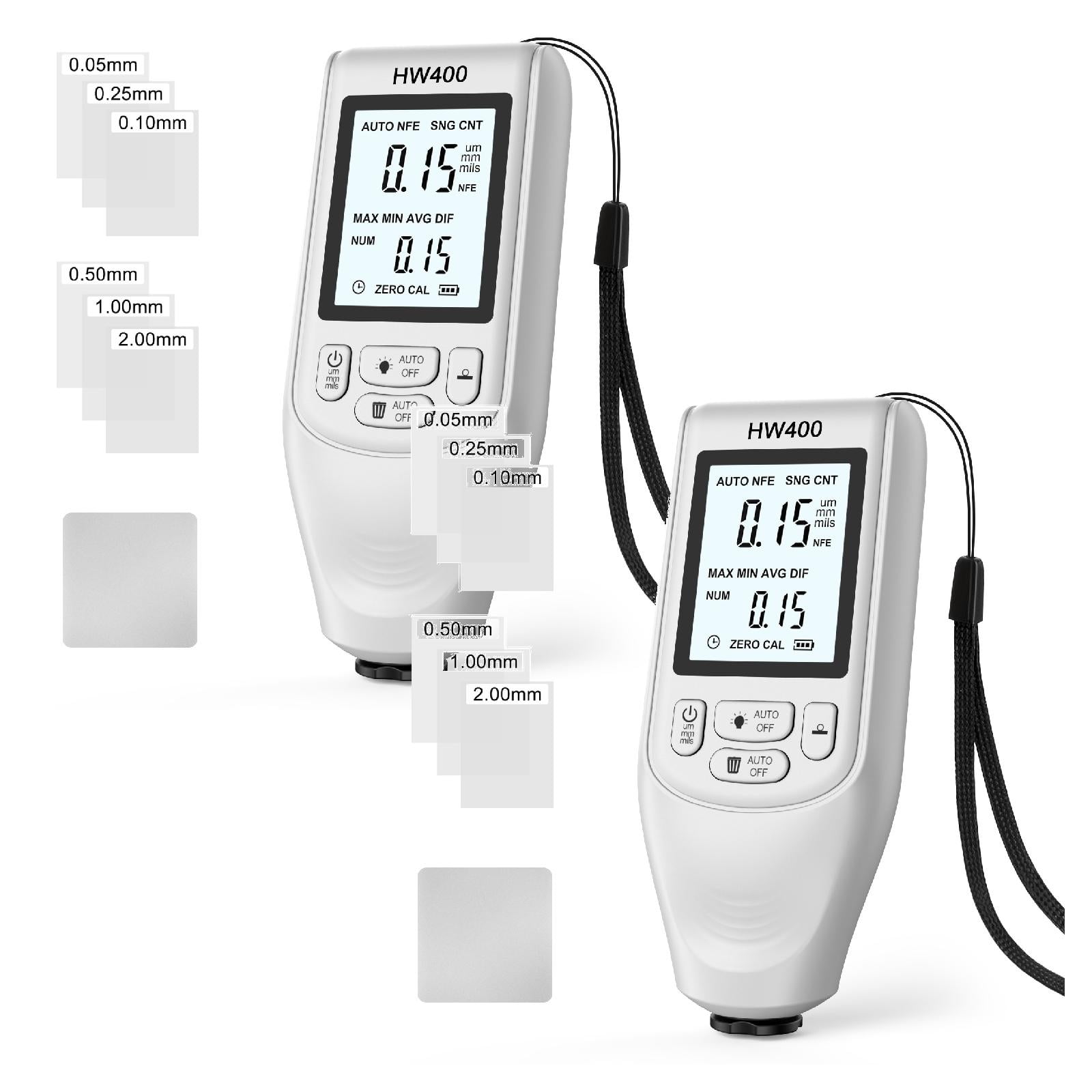 Clearance Measuring ruler under $20,HW400 Coating Thickness Gauge: Ultra Precise & Versatile For ...