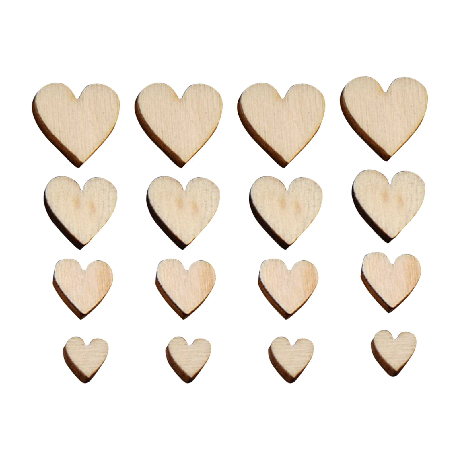 Clearance! Meiiso Heart Shaped Pentagonal Decorative Wood Chip Office ...