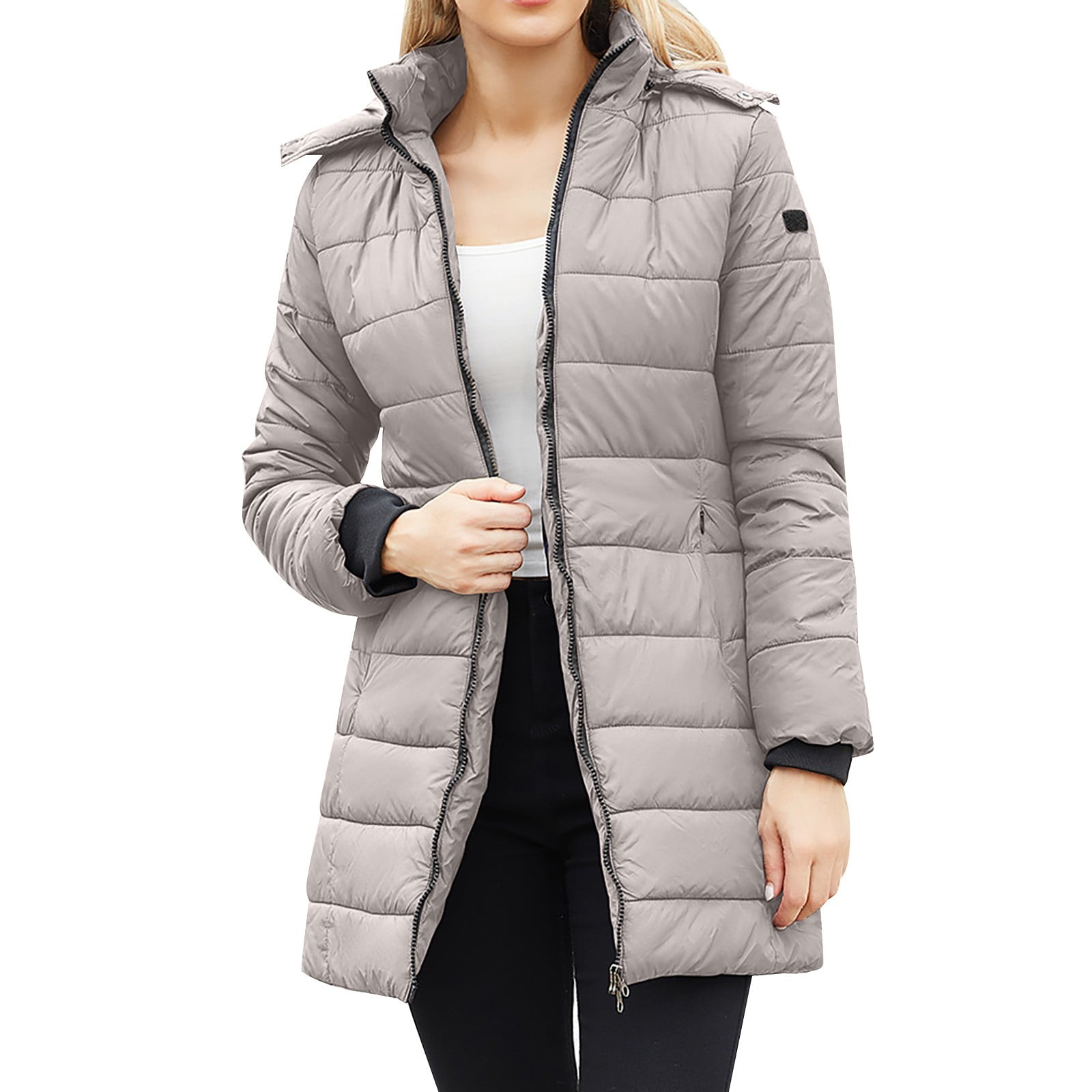 Clearance! Mifelio Puffer Jacket Womens, Women's Winter Padded Padded ...