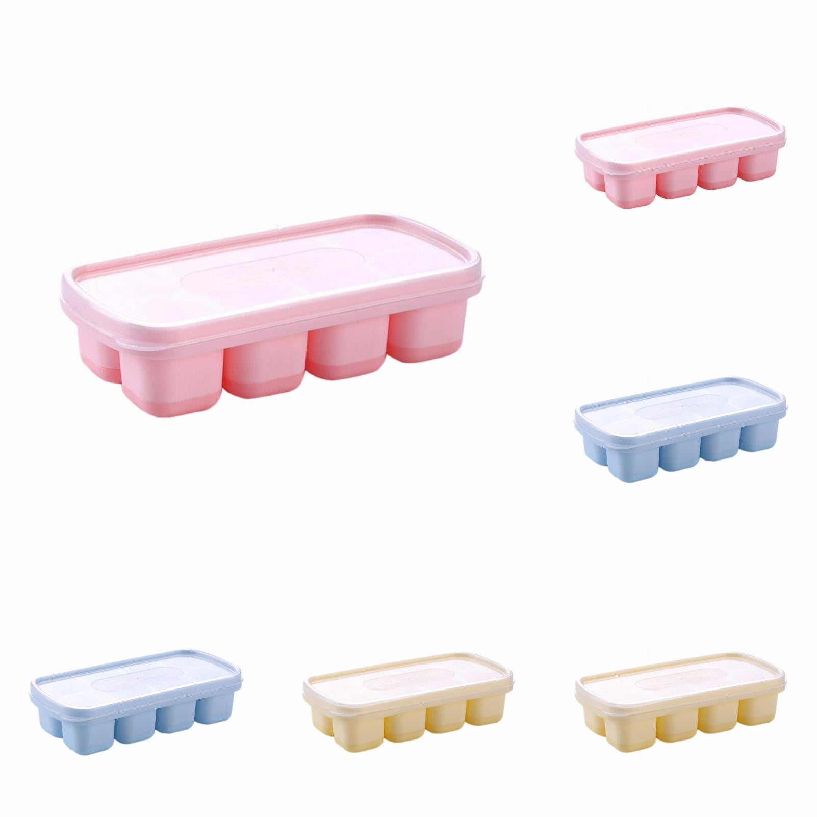 Clearance！ Mikease Ice Cube Tray Silicone Ice Tray Jelly Yogurt Ice ...
