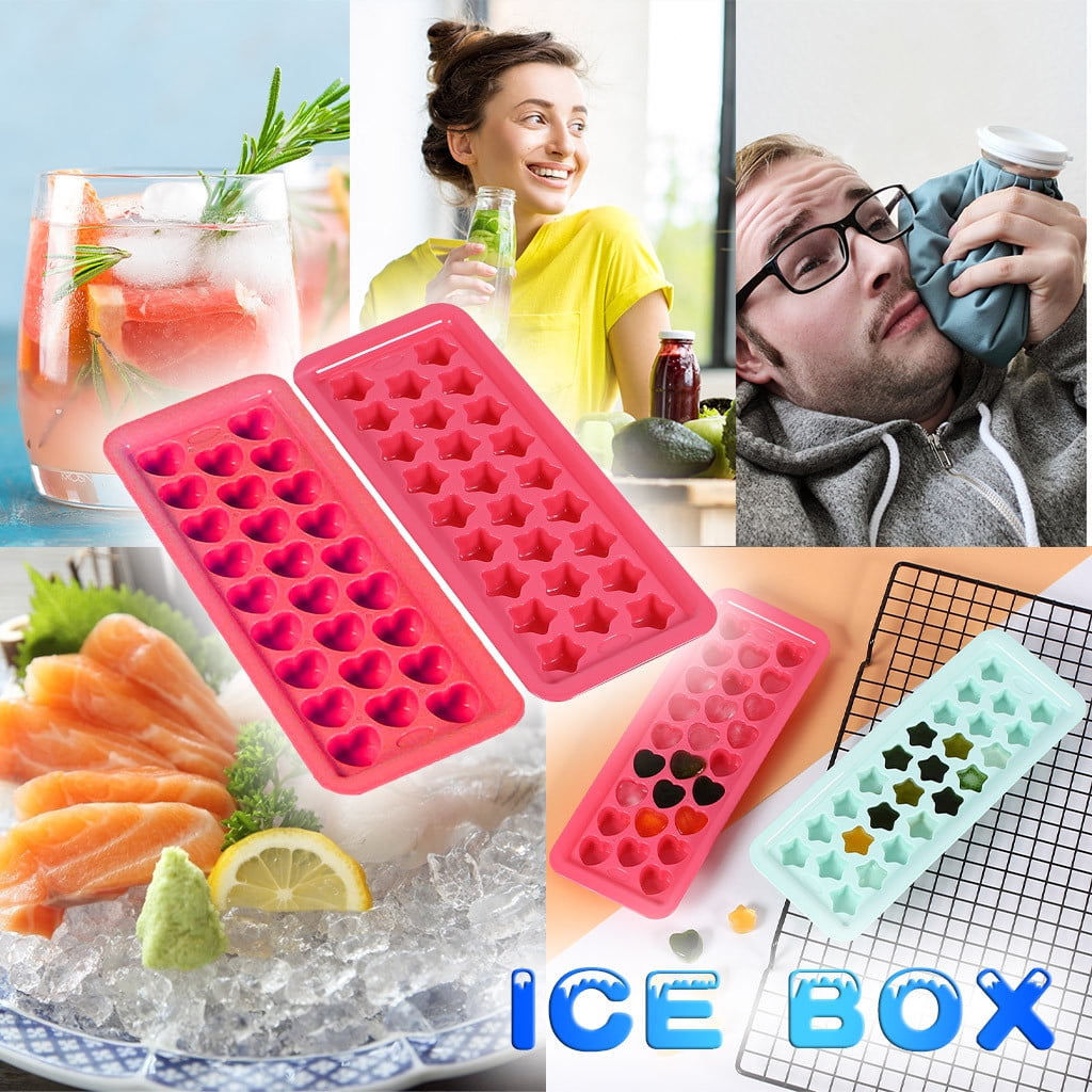 Clearance！Mini ICE Tray Mold,Small Square ICE Trays for Freezer ...