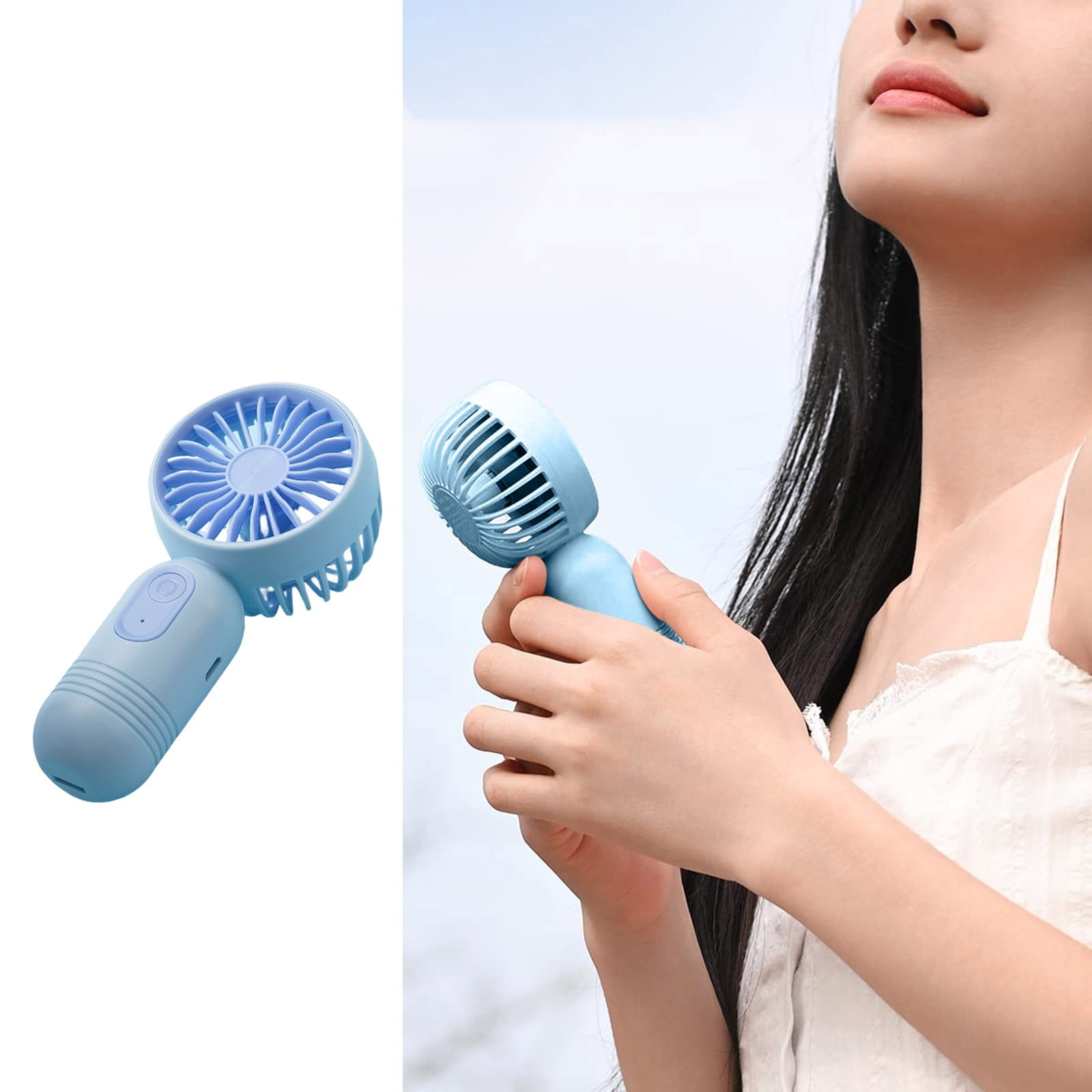 Clearance! Mini Portable Fan, Small Handheld Fan with 3 Speeds, Small ...