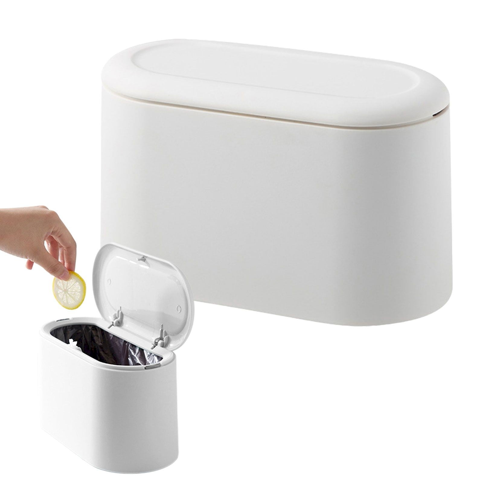 Clearance! Mini Trash Can with Lid Removable Small Garbage Can Tiny ...