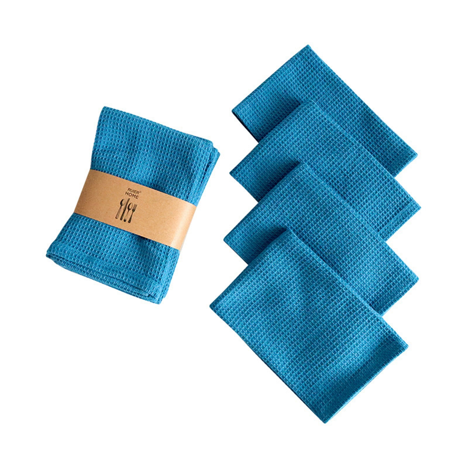 Clearance！ Miommo Hand Towels for Kitchen Cotton Plain Dish Towels ...