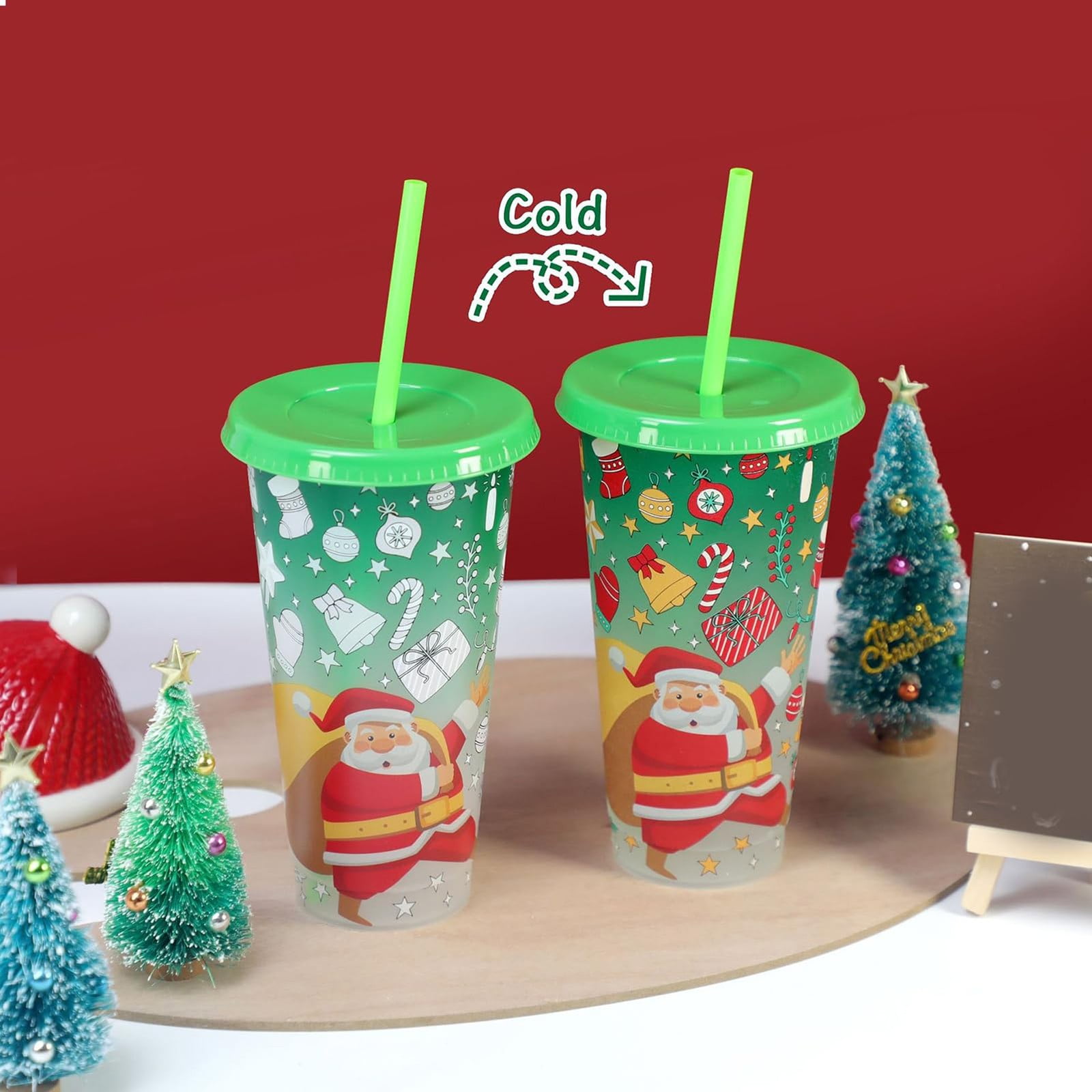Clearance！ Miommo Straw Color Changing Mug Color Changing Cup 710ml ...