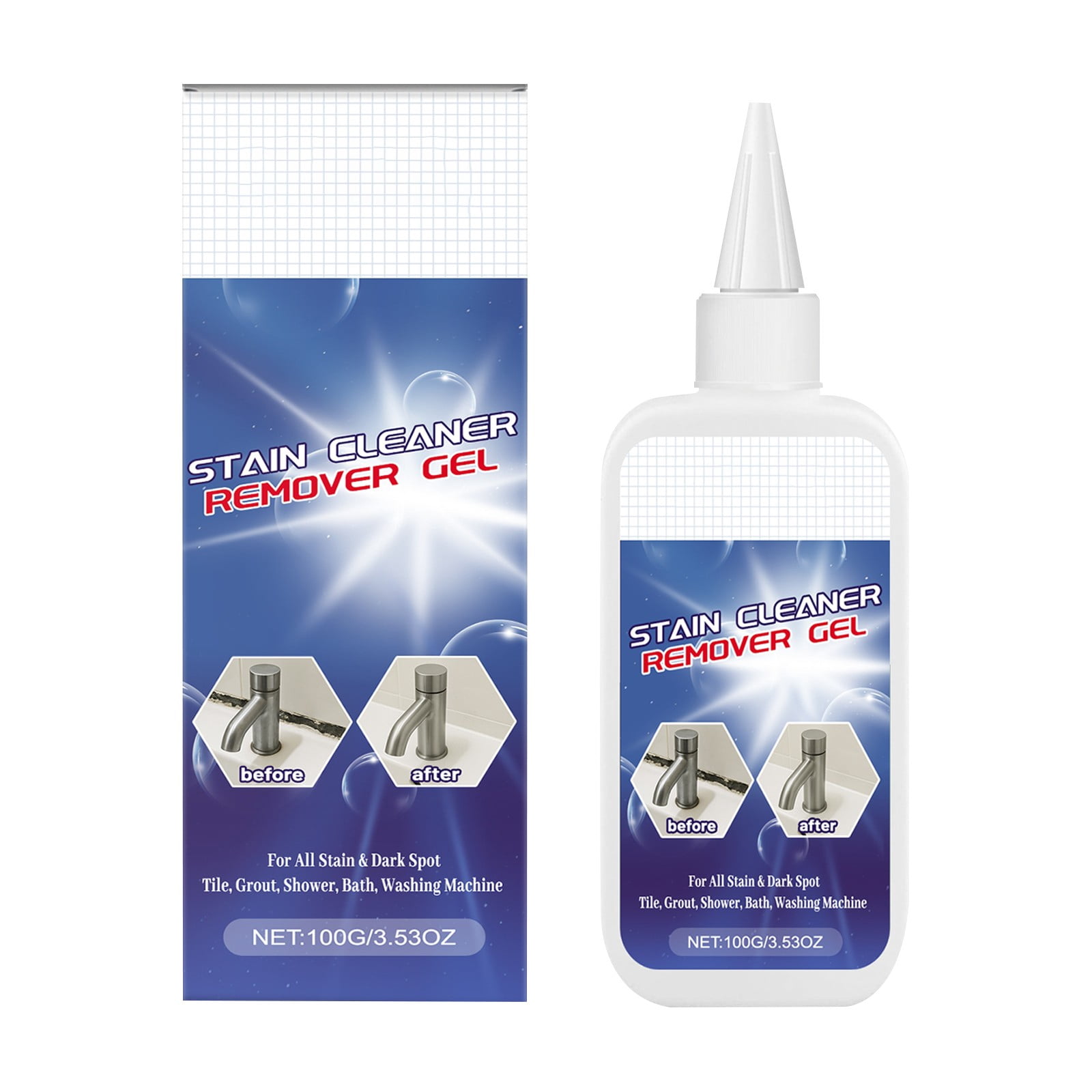 Clearance Mold Stain Remover Gel Cleaner Heavy Duty Stain Cleaner for ...