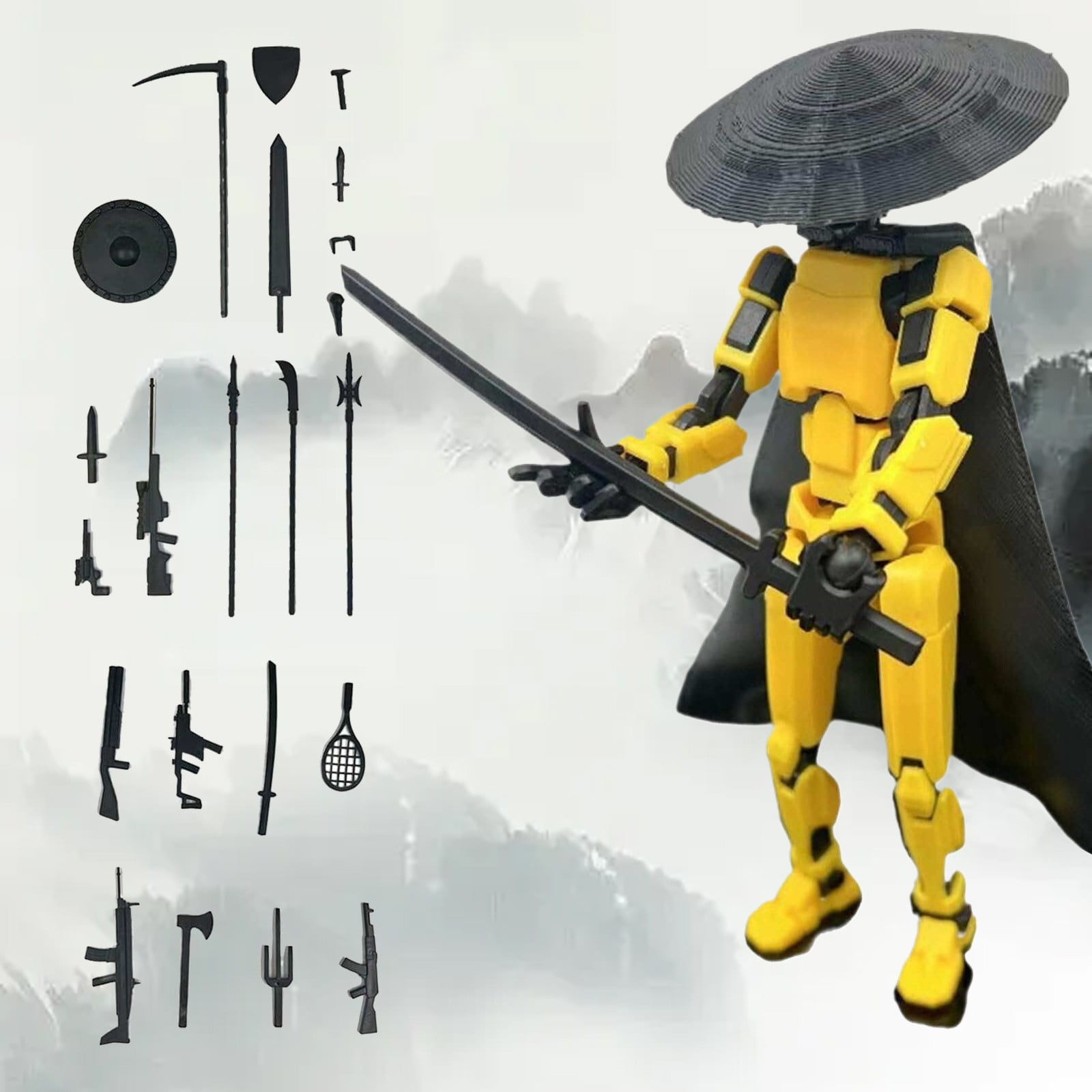 Clearance Multi Articular Action Figures Decompressed Toy 3D Printed ...