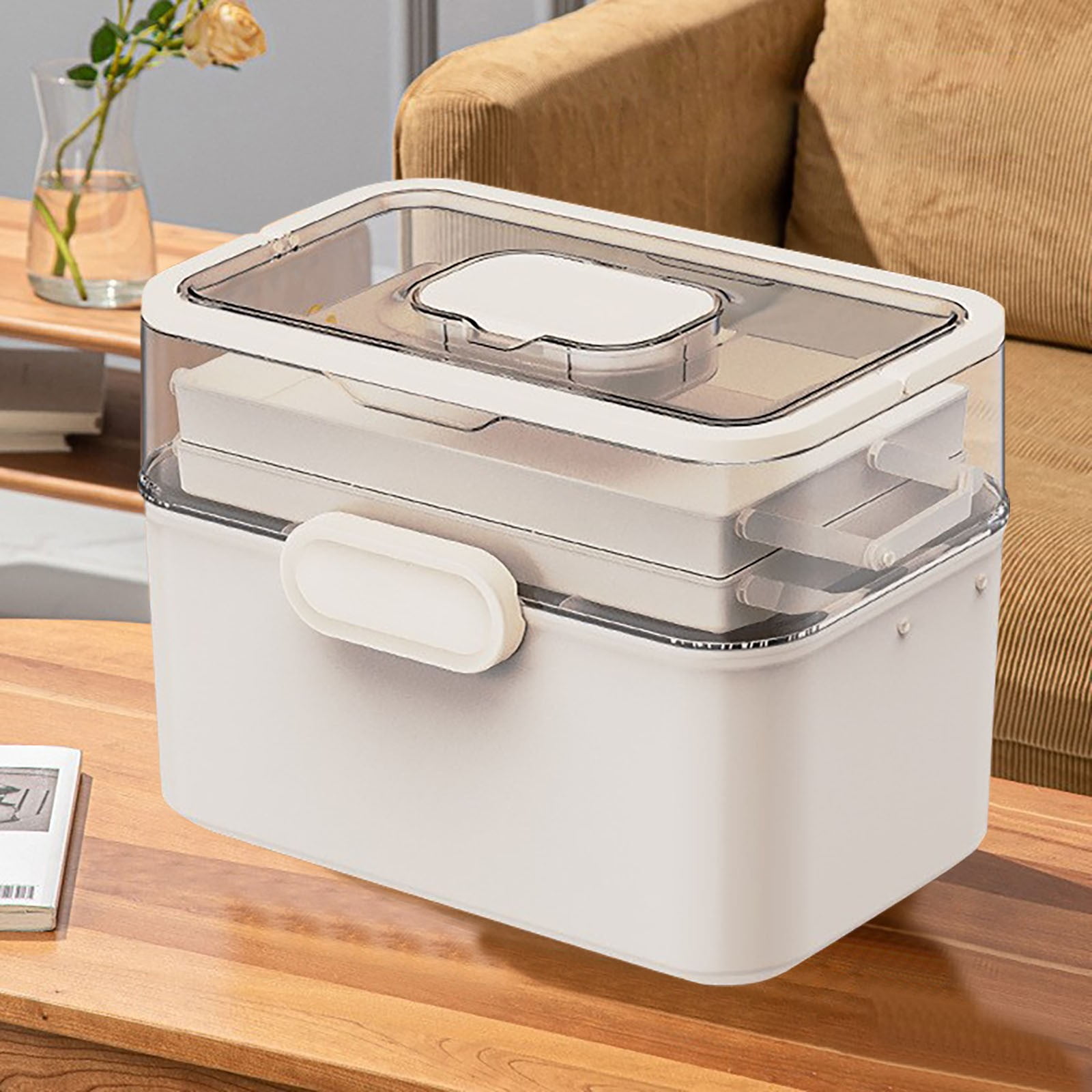 Clearance Multilayer Storage Box Home Organizer With Clear ...