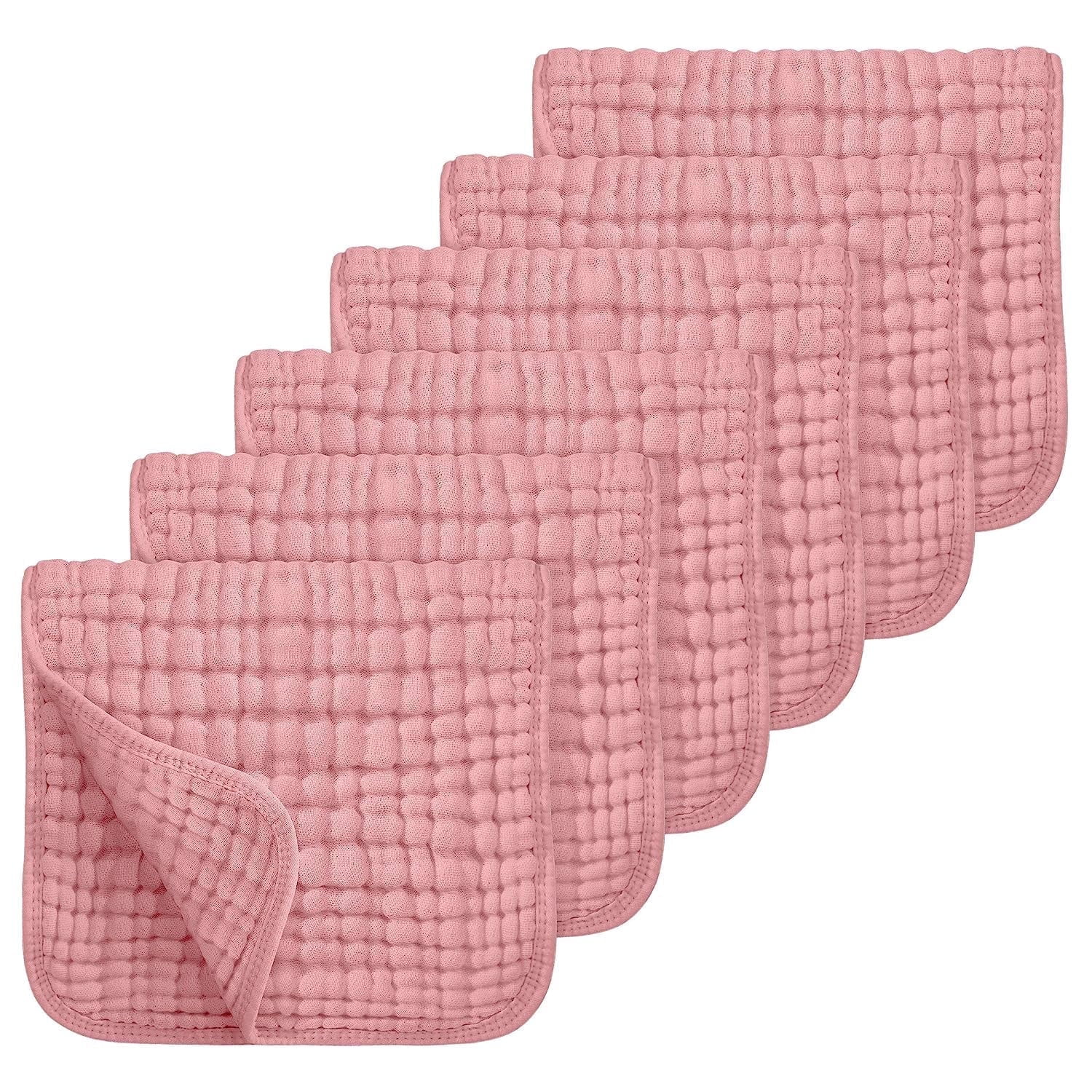 Muslin Burp Cloths 100% Cotton Large 20''x10'' Baby Essentials, Extra ...