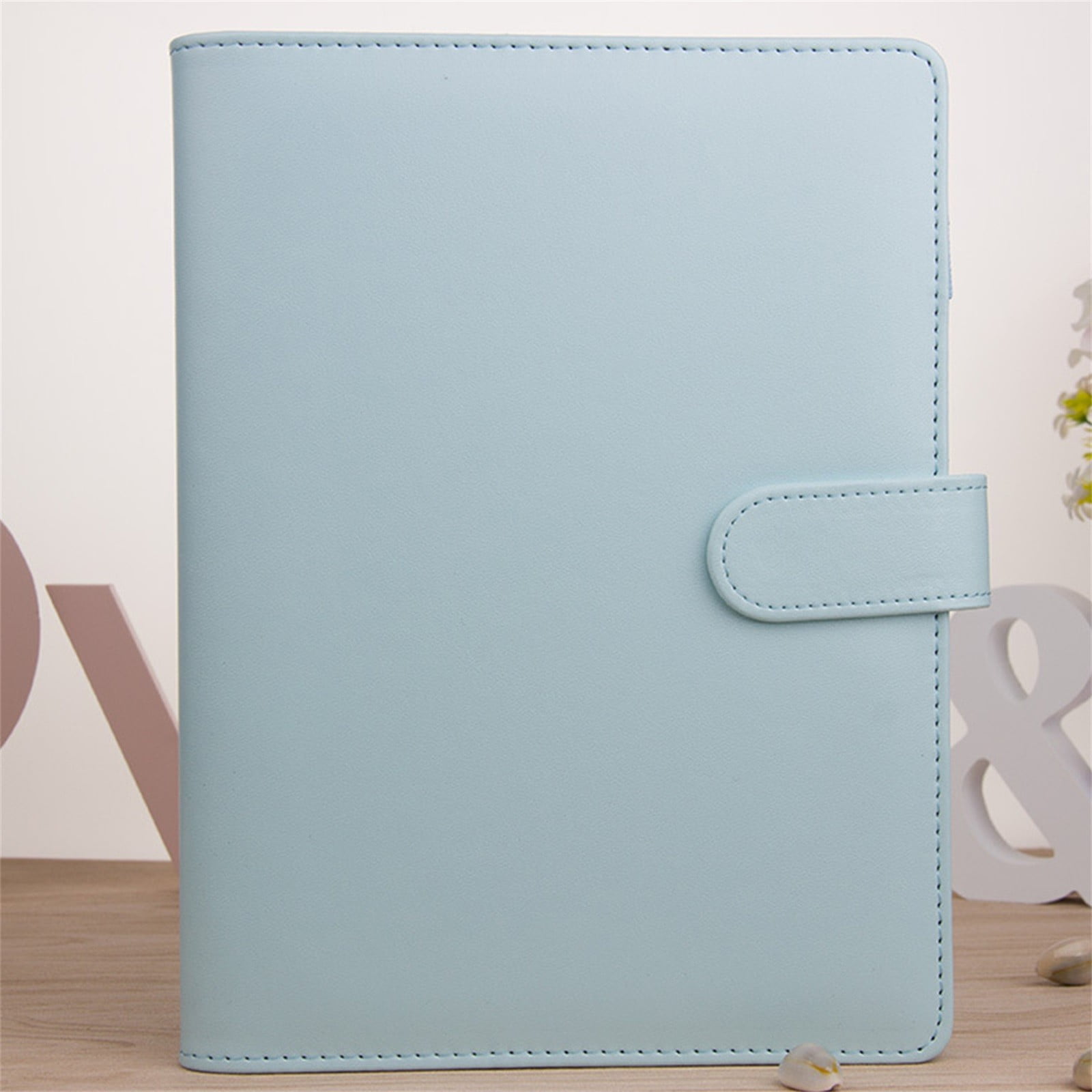 Clearance NANDIYNZHI A5 Synthetic Leather Notebook Refillable 6 Ring ...