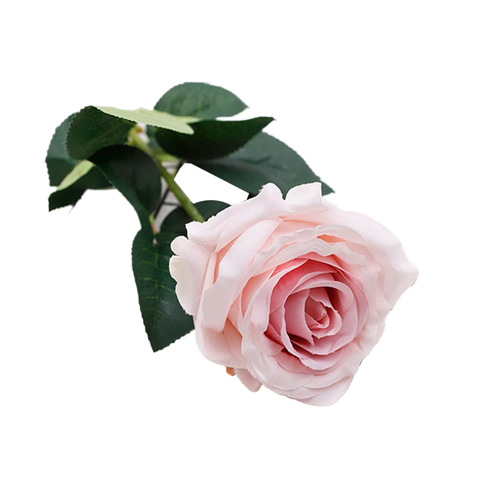 NIHOND 6pcs Red Flowers Artificial Silk Rose Bud 15” For Valentine’s ...