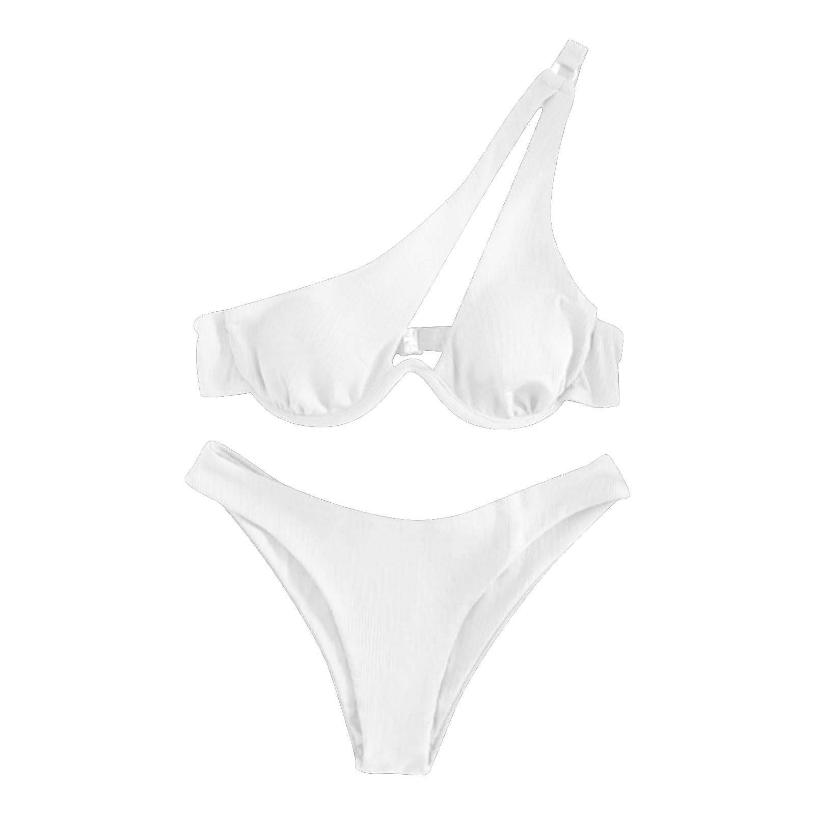 Clearance!NMMUED Bikini Sets for Women, One Shoulder Swimsuits for ...