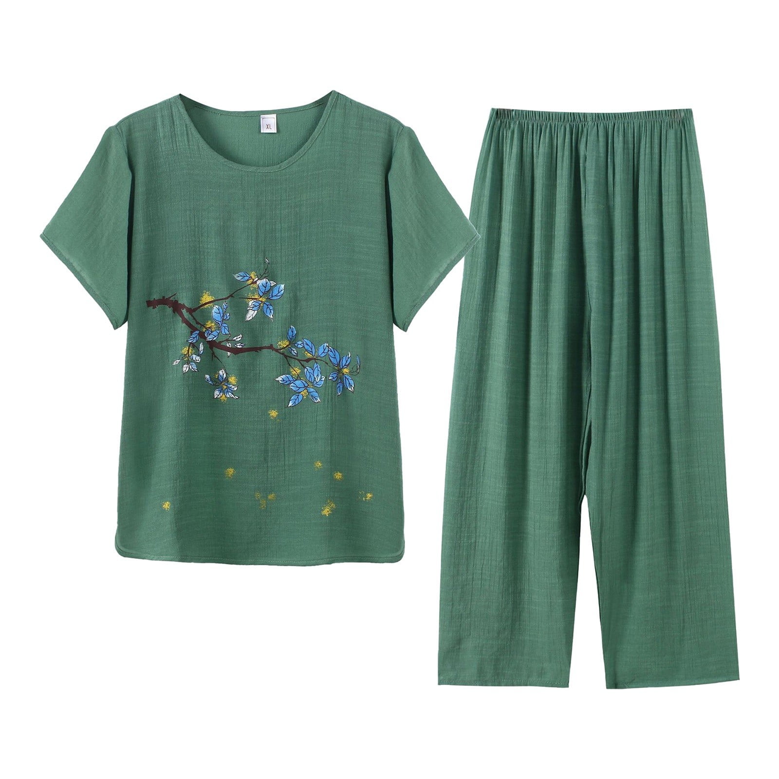 NMMUED Linen Outfits Women 2 Piece, Two Piece Sets for Women Summer ...