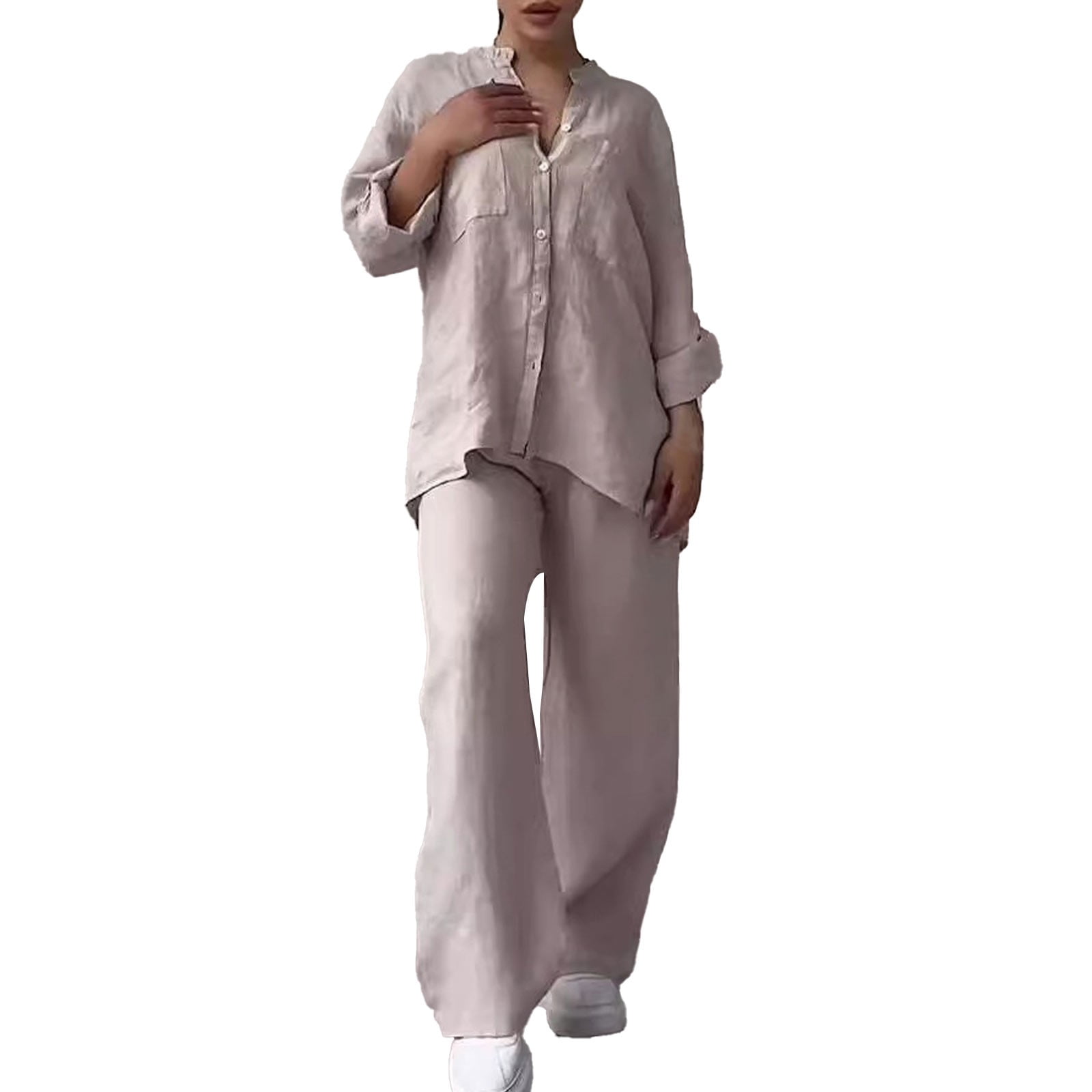 Clearance!NMMUED Lounge Sets for Women, Loungewear, Long Sleeve Shirts ...