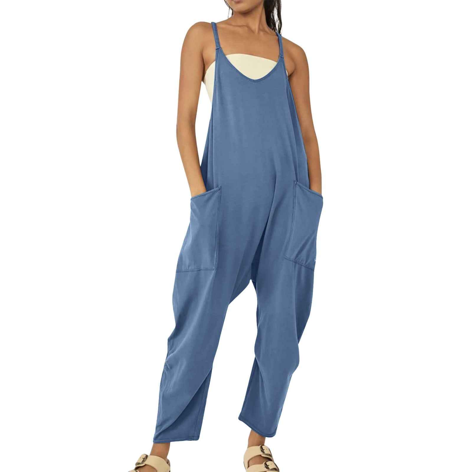 Clearance!NMMUED Overalls for Women Loose Fit, Rompers for Women, Baggy ...