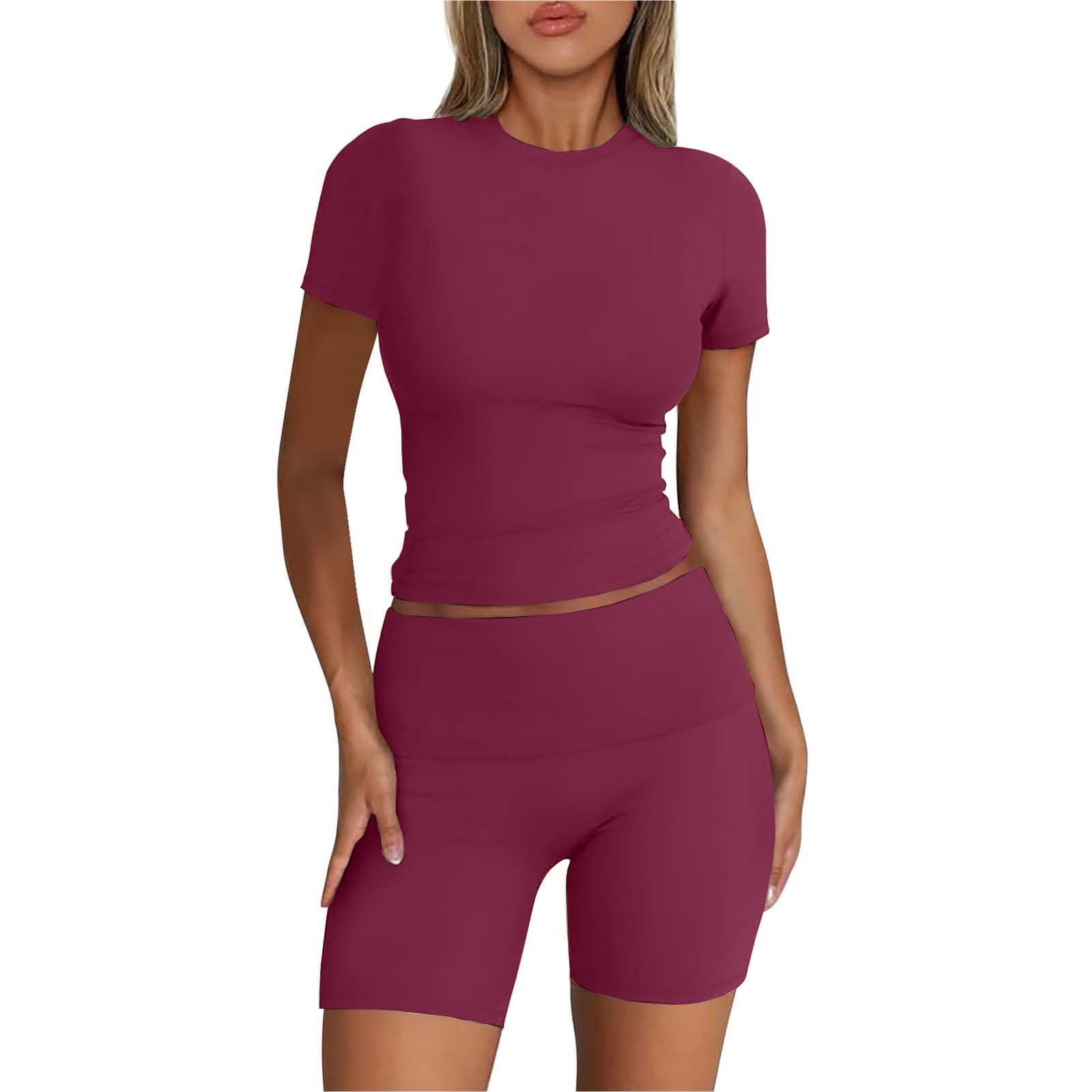 Clearance!NMMUED Workout Sets for Women, Two Piece Sets for Women ...