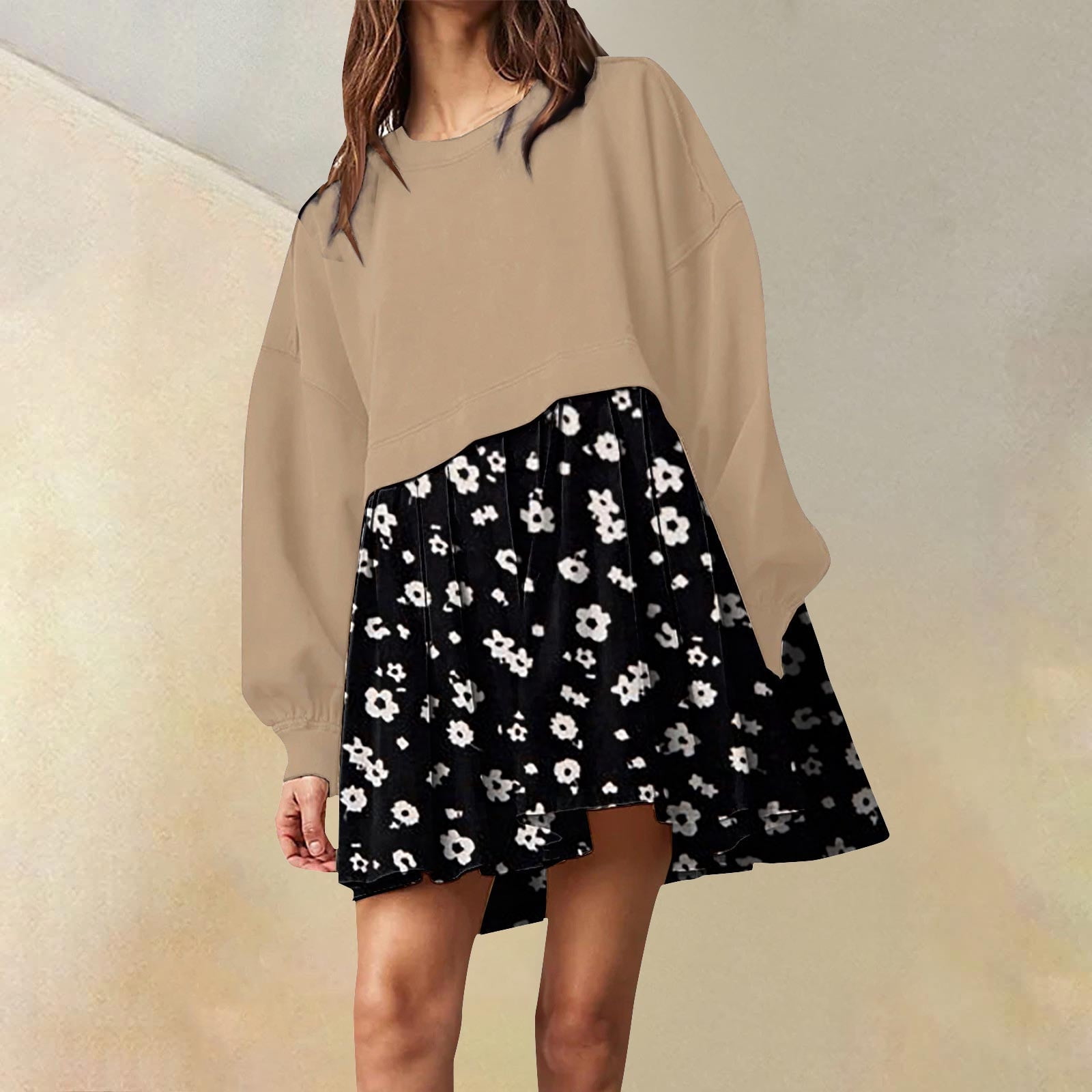 Clearance New Style HIMIWAY Womens Oversized Sweatshirt Dress Long ...