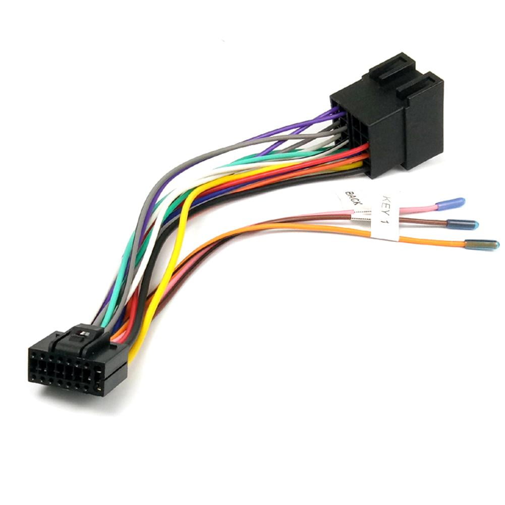 Clearance Now! 16 Pin To ISO Cable Adapter Male Plug Adapter Male Plug ...