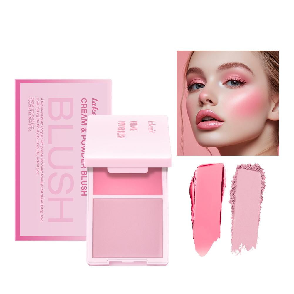 Clearance Now! 2-in-1 Blush Cream & Powder Blush Blush Palette Makeup ...