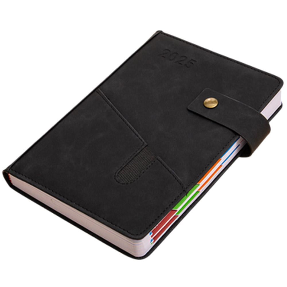 Clearance Now! 2025 English Agenda A5 Snap-on Notebook Calendar Daily ...