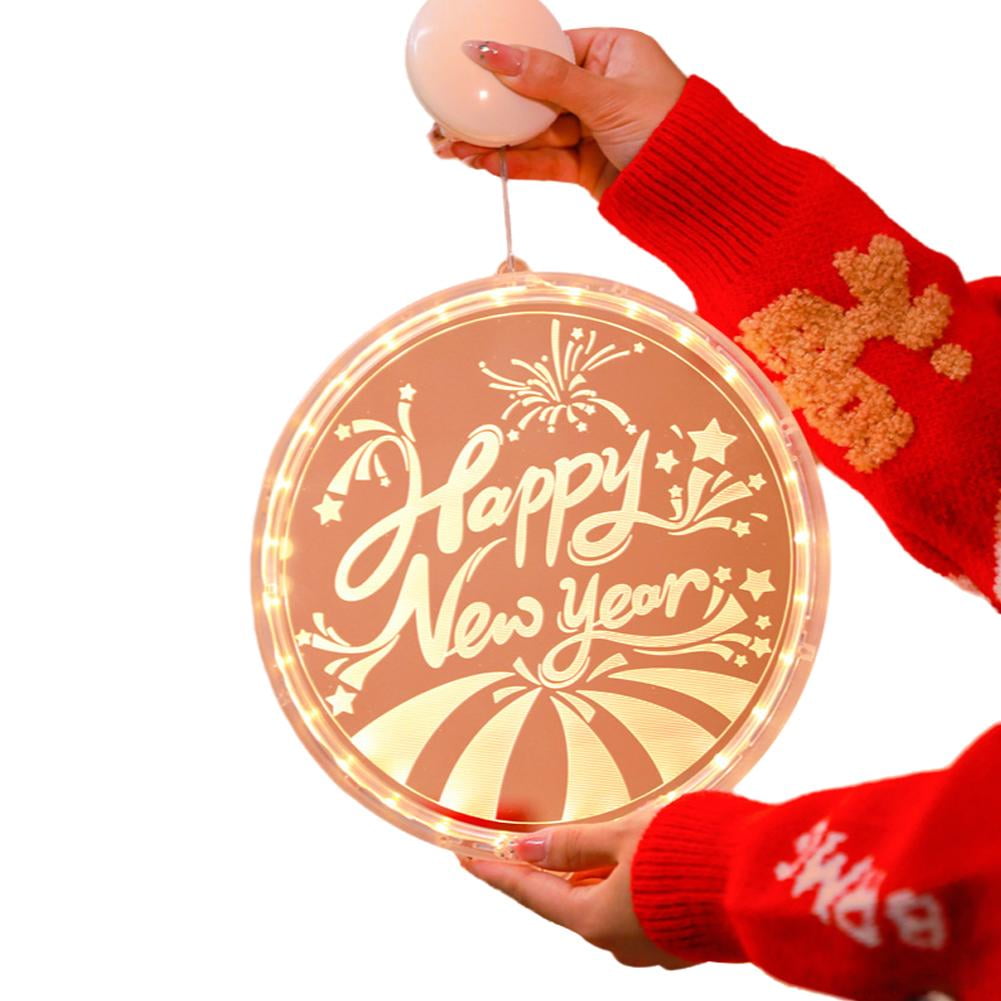 Clearance Now! 2025 Spring Festival Happy New Year LED Hanging Lights j ...