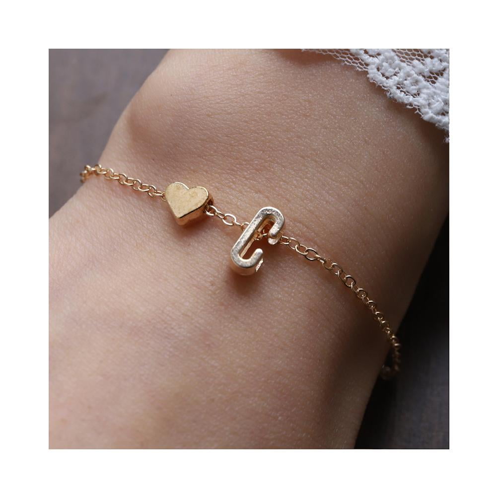 Clearance Now! Bracelet 26 English Initial Letter Bracelets for Lovers ...