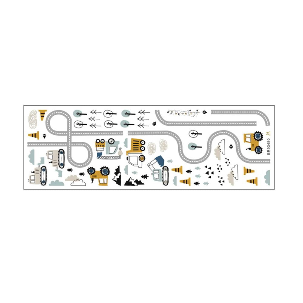 Clearance Now! Cartoon Wall Stickers for Boys Room Decoration Traffic ...