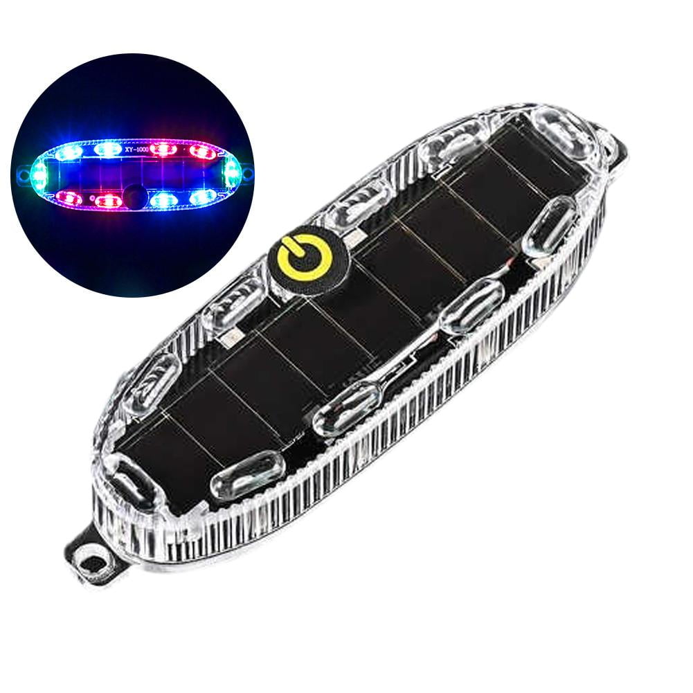 Clearance Now! Electric Motorcycle Solar Warning Lights Colored LED ...