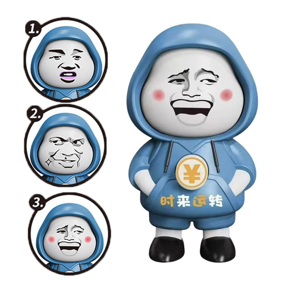 Clearance Now! Expression emperor face-changing doll pendant trendy cartoon gift key chain Y8 ...