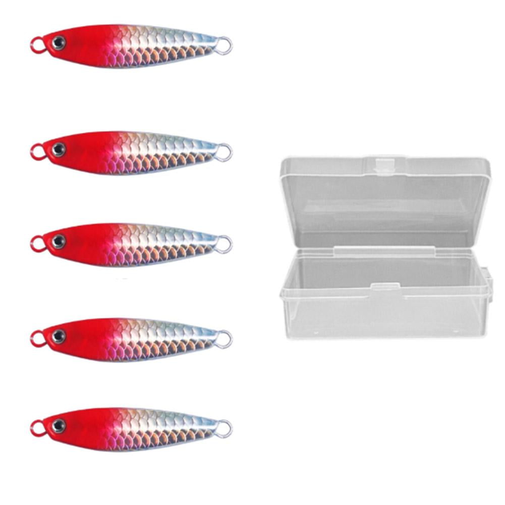 Clearance Now! Hot 7-25g Hookless Lure Fish Bait Coating Luminous Jig ...