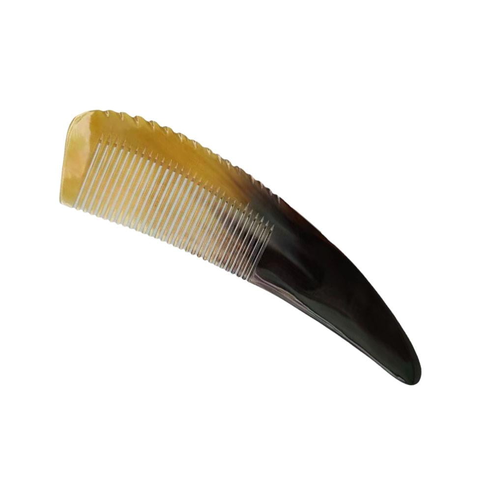 Clearance Now! Natural black buffalo horn comb hair comb ox horn fine ...